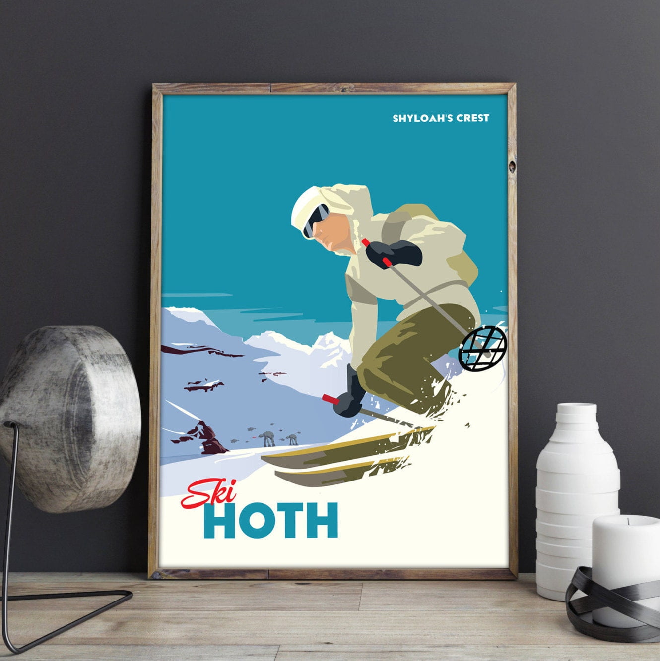 POSTER Star Wars Hoth Ski Resort | -UNFRAMED - Walmart.com