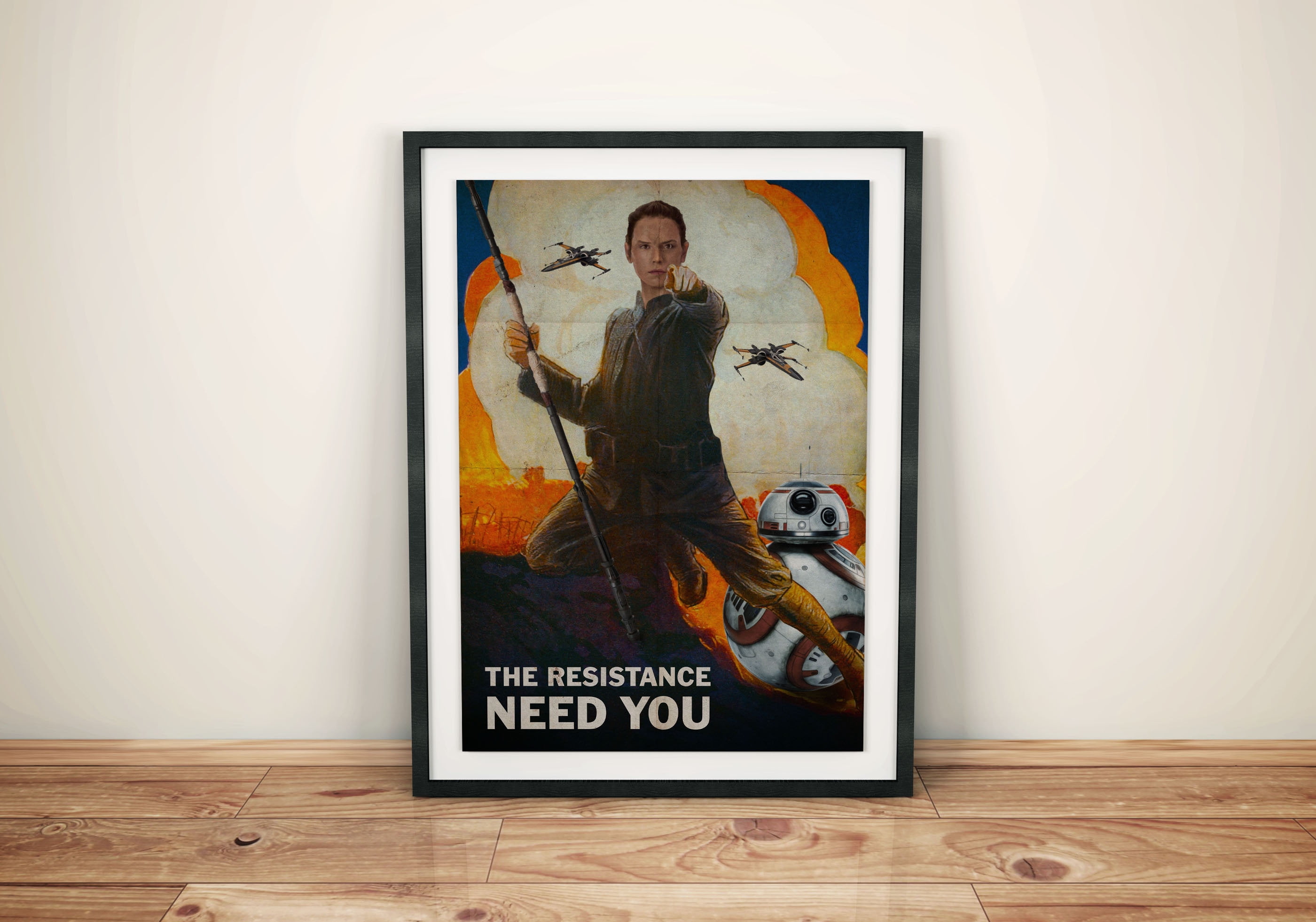 POSTER Star Wars Inspired Rebel Propaganda - The Resistance Need You ...