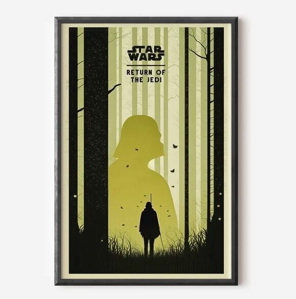 POSTER Star Wars Return of the Jedi Star Wars Movie Poster-12x18 ...
