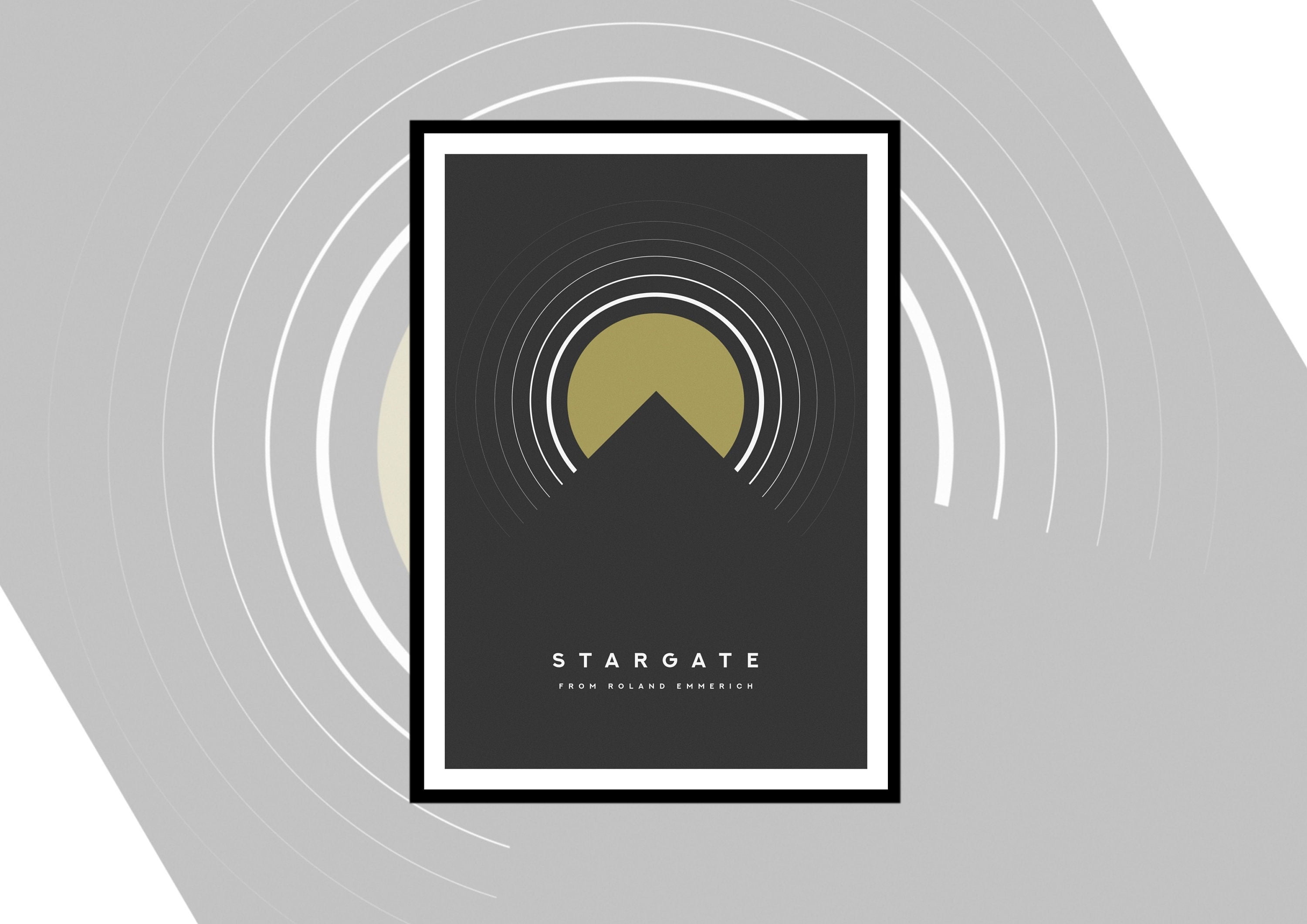 POSTER Stargate 1994 Inspired Minimalist Print, Alternative Movie ...