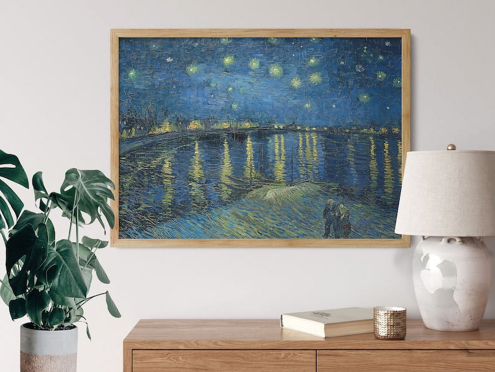 POSTER Starry Night Over The Rhone" - Van Gogh's Masterpiece ...