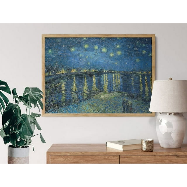 POSTER Starry Night Over The Rhone" - Van Gogh's Masterpiece ...