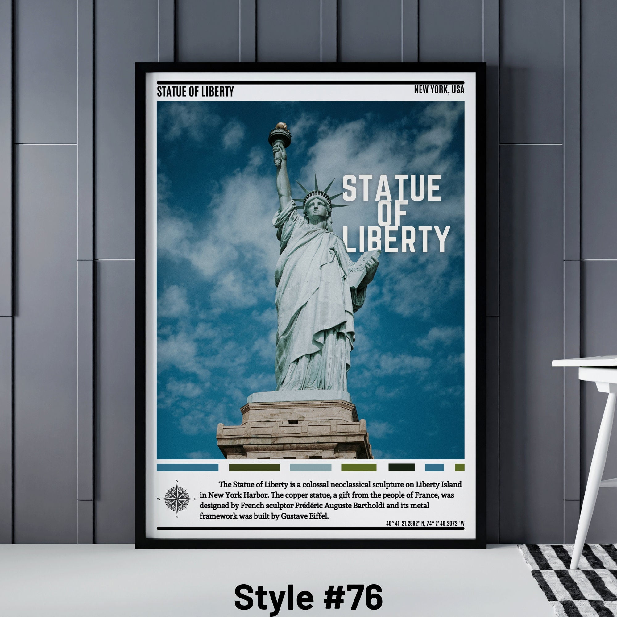 POSTER Statue of Liberty Poster , Statue of Liberty Print, Statue of ...