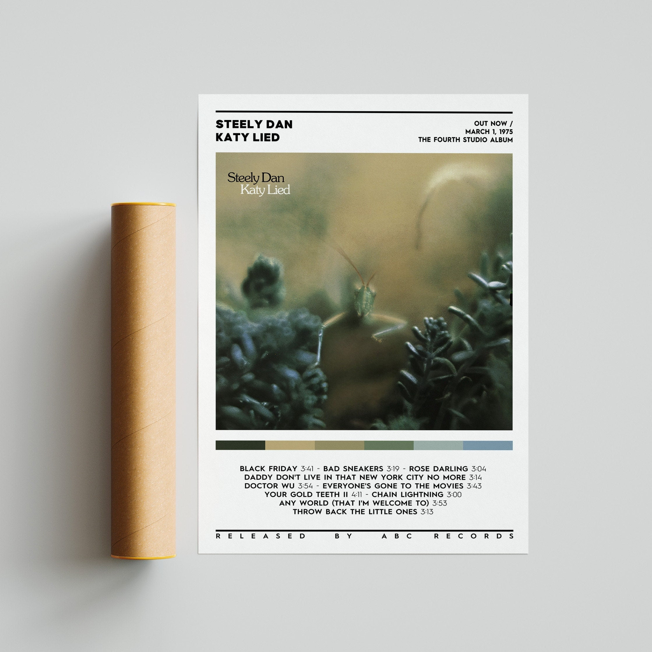 POSTER Steely Dan - Katy Lied Album Cover Poster / Room Decor / Music ...