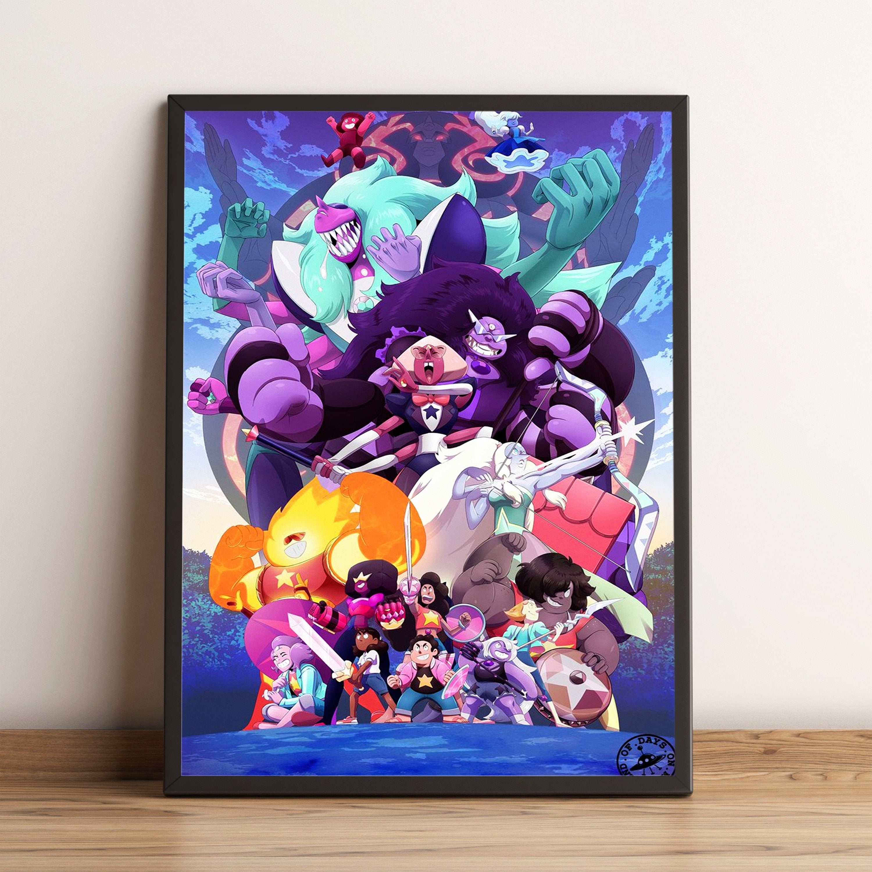POSTER Steven Universe Poster, Rachel Berry Wall Art, Cartoon Tv Series ...