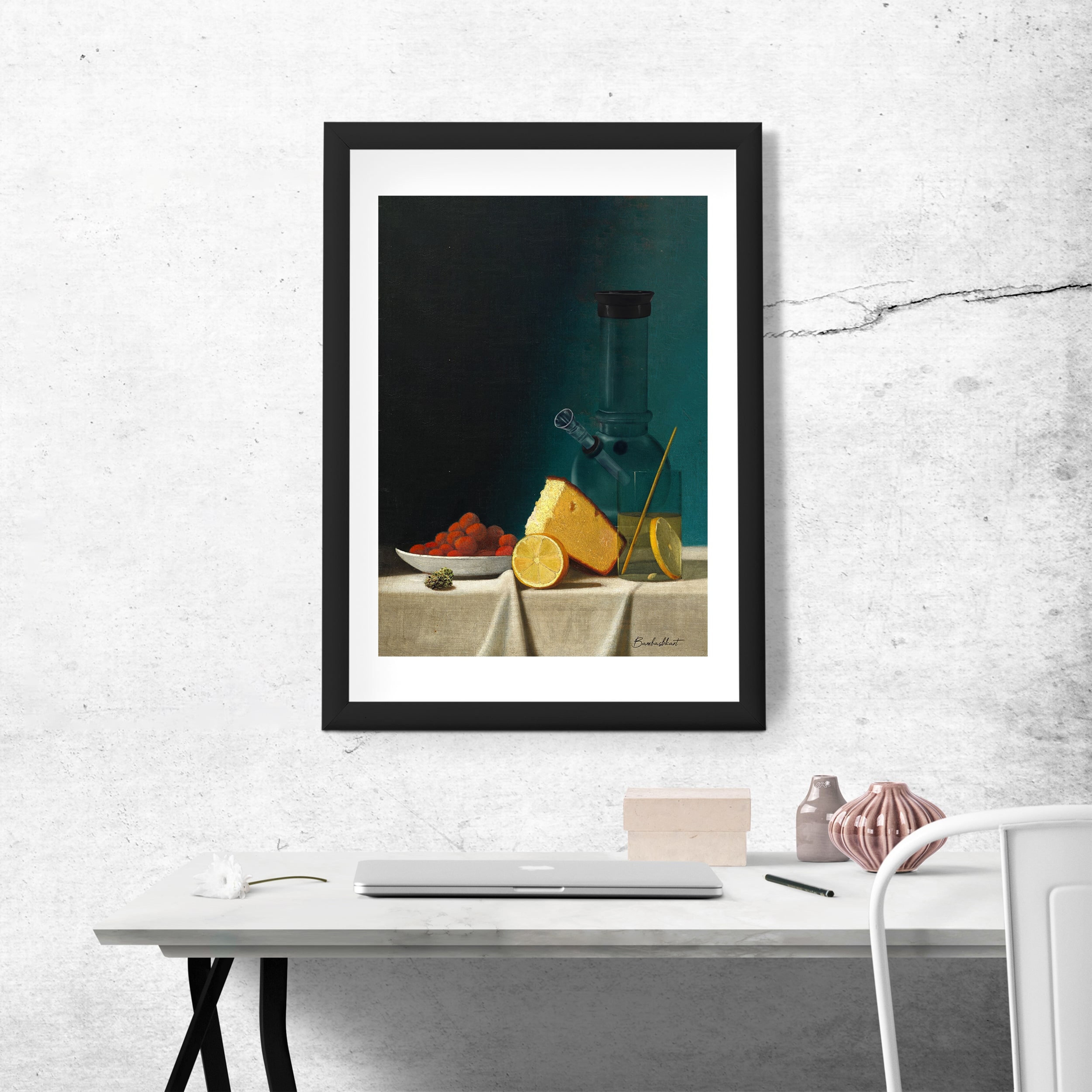 POSTER Still Life (Weed Art, Collage Art, Vintage Weed Poster, Trippy ...