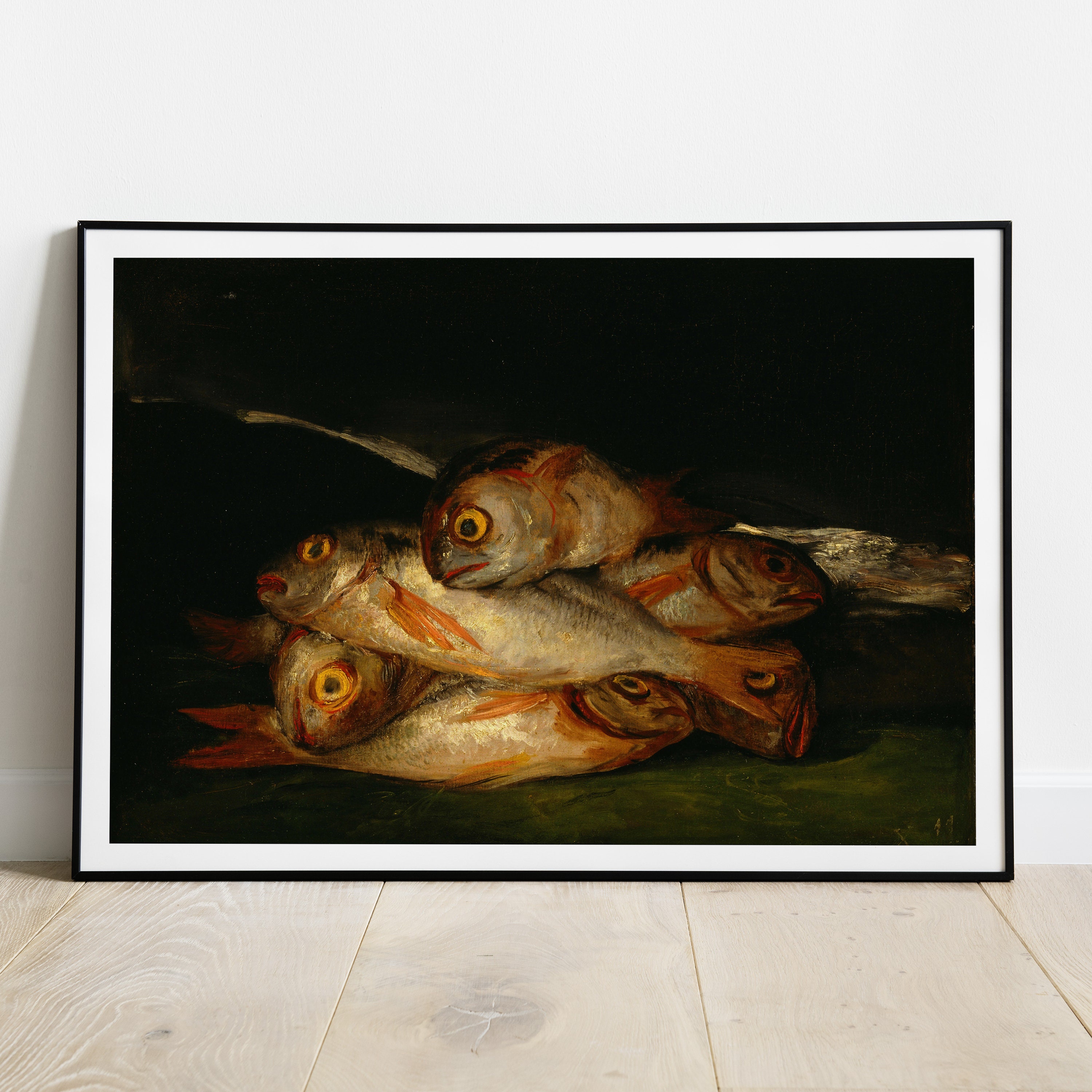 POSTER Still Life with Golden Bream - Francisco de Goya Poster Print ...