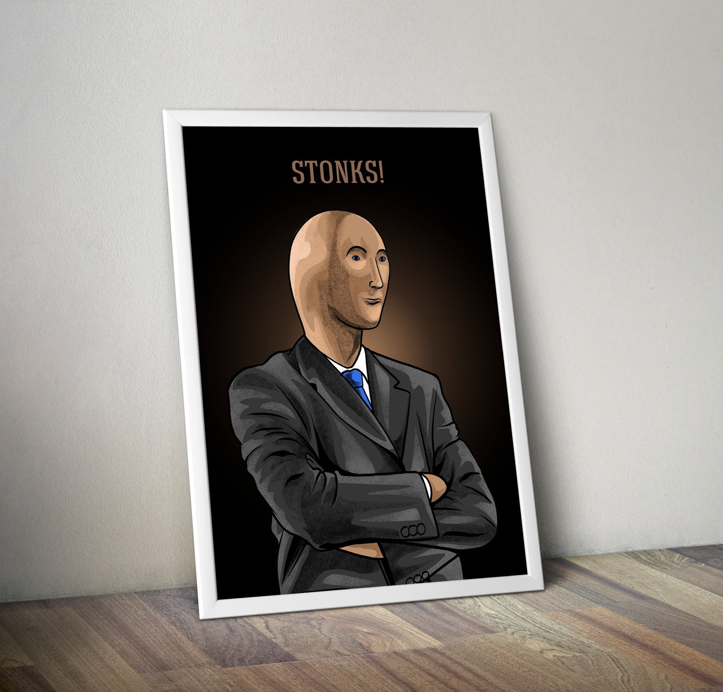 POSTER Stonks Meme Poster Funny Memes Funny Present Meme Poster Funny ...