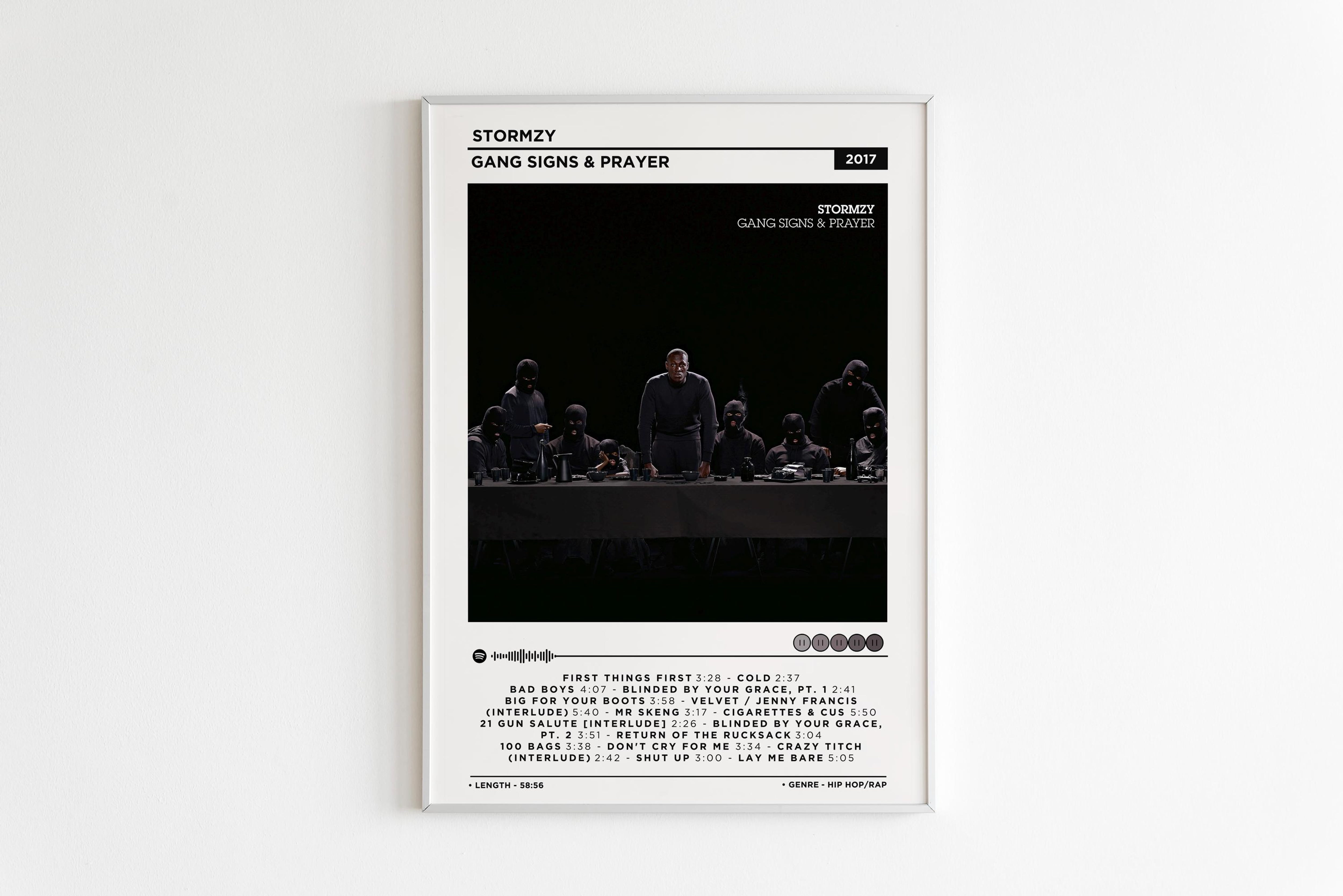 POSTER Stormzy - Gang Signs & Prayer Album Poster / Album Cover Poster ...