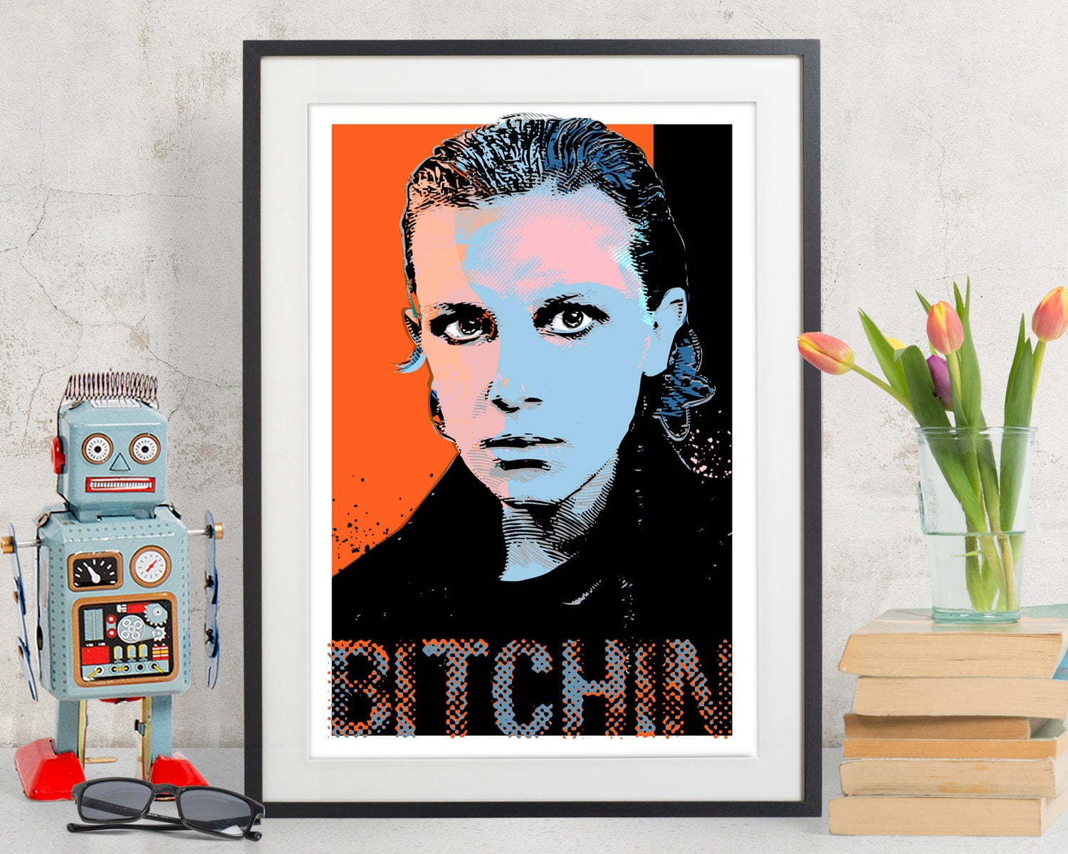 POSTER Stranger Things Poster, Eleven Bitchin Art Print, Stranger ...