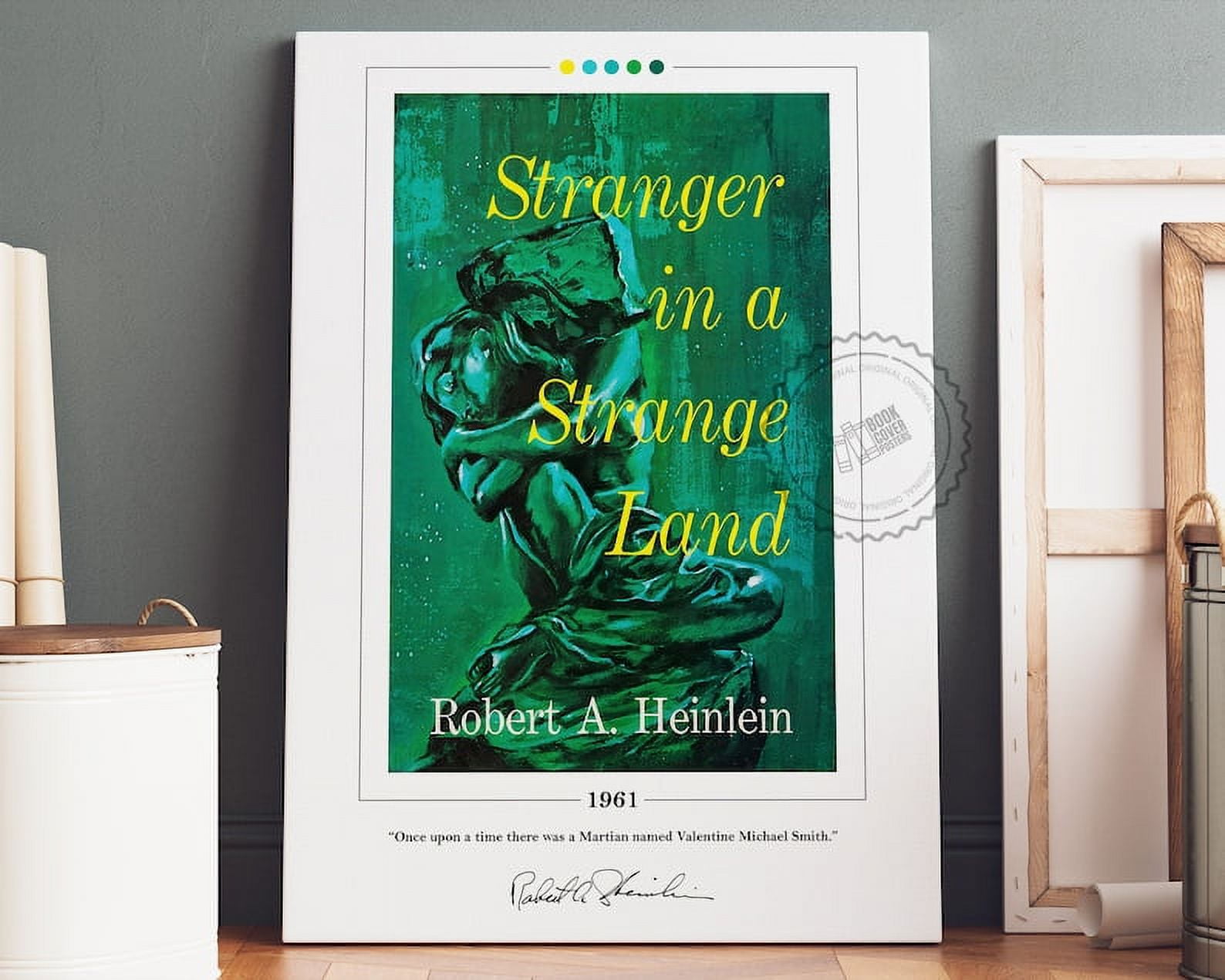 POSTER Stranger in a Strange Land Book Cover Poster | Robert A ...