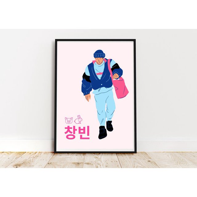 POSTER Stray Kids Changbin Poster Poster, SKZ Wall Art Print, Kpop 90s ...