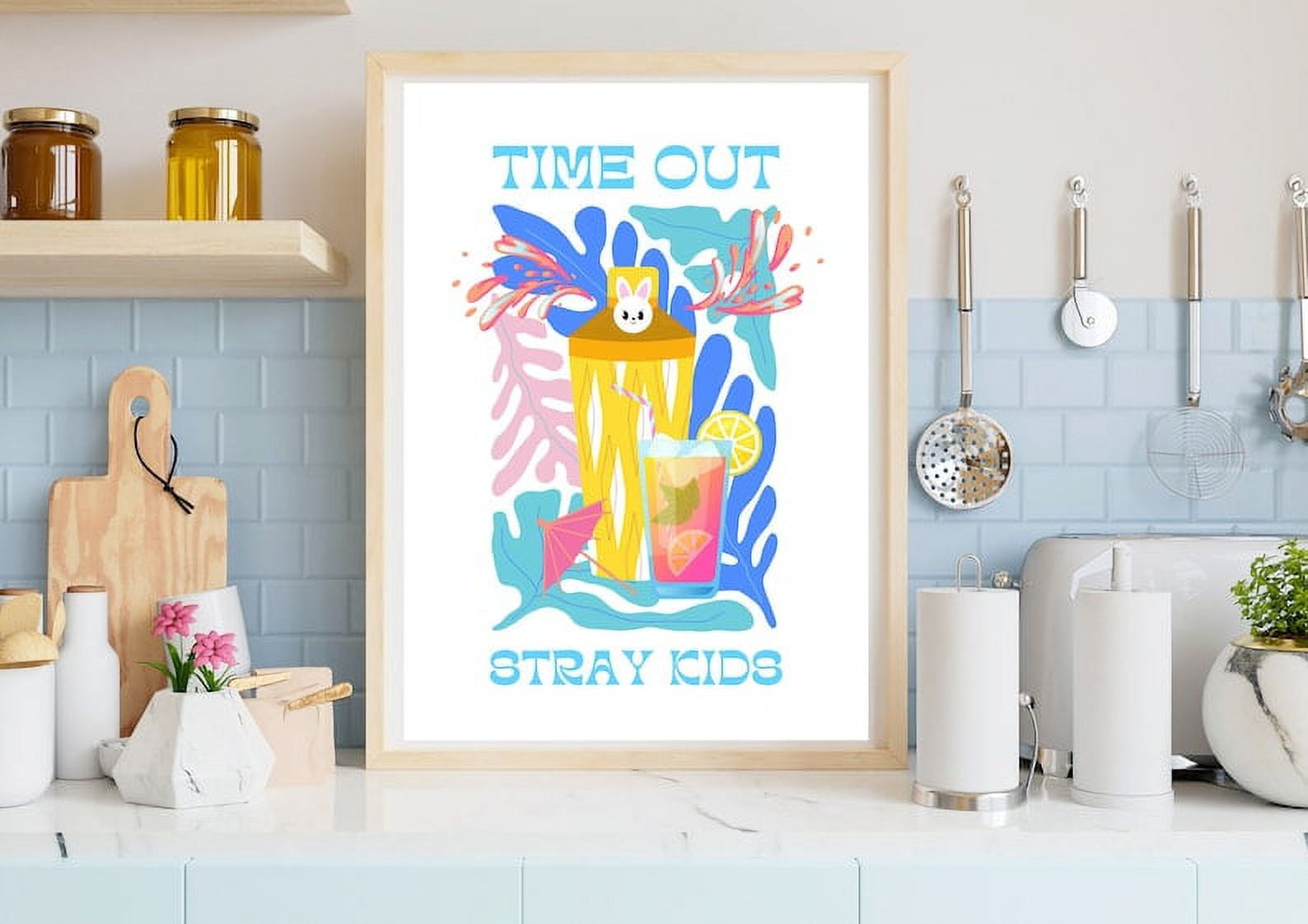 POSTER Stray Kids Time Out Poster Poster, SKZ Music Wall Art Print ...