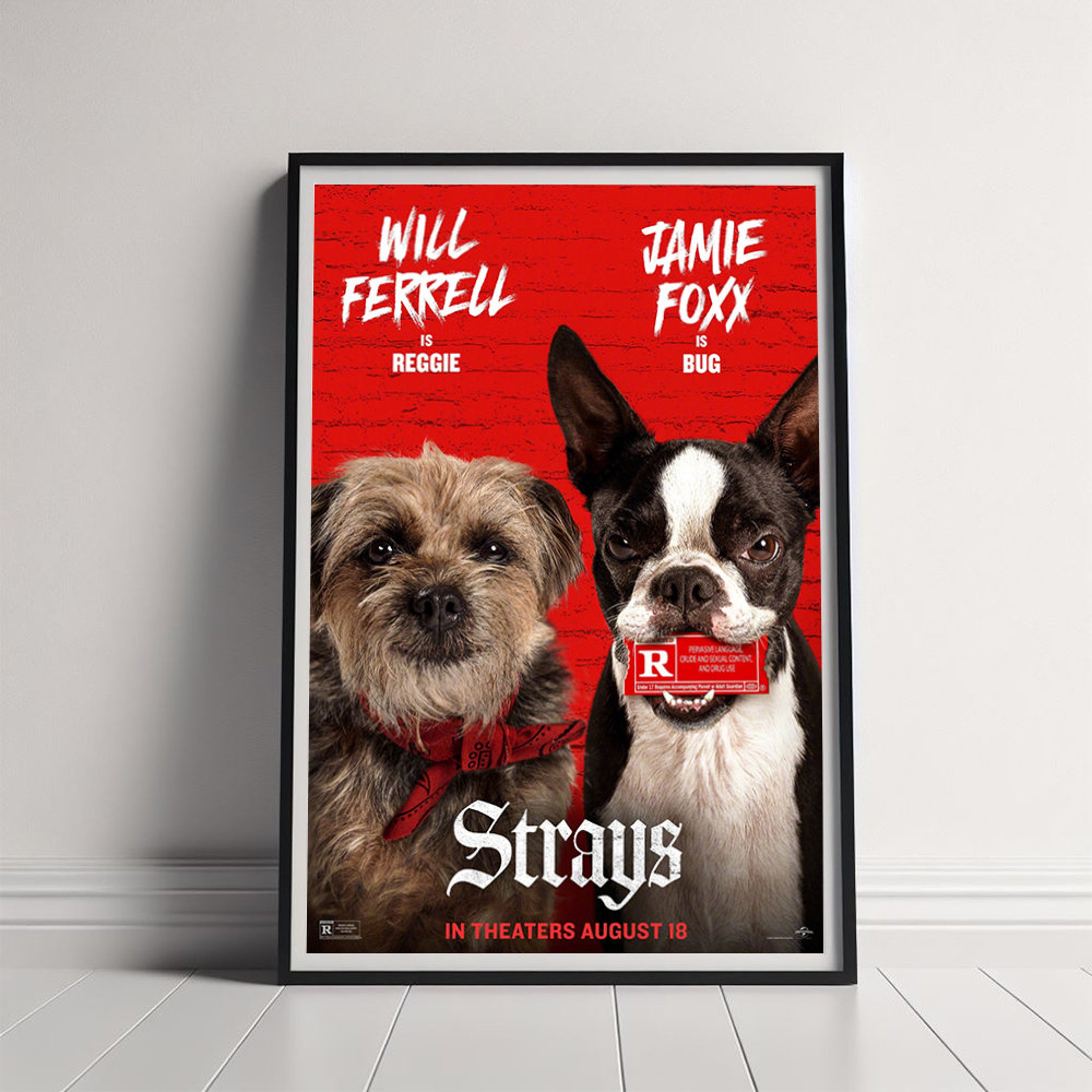 POSTER Strays Movie Poster, Poster Printing, Classic Movie Wall Art for ...