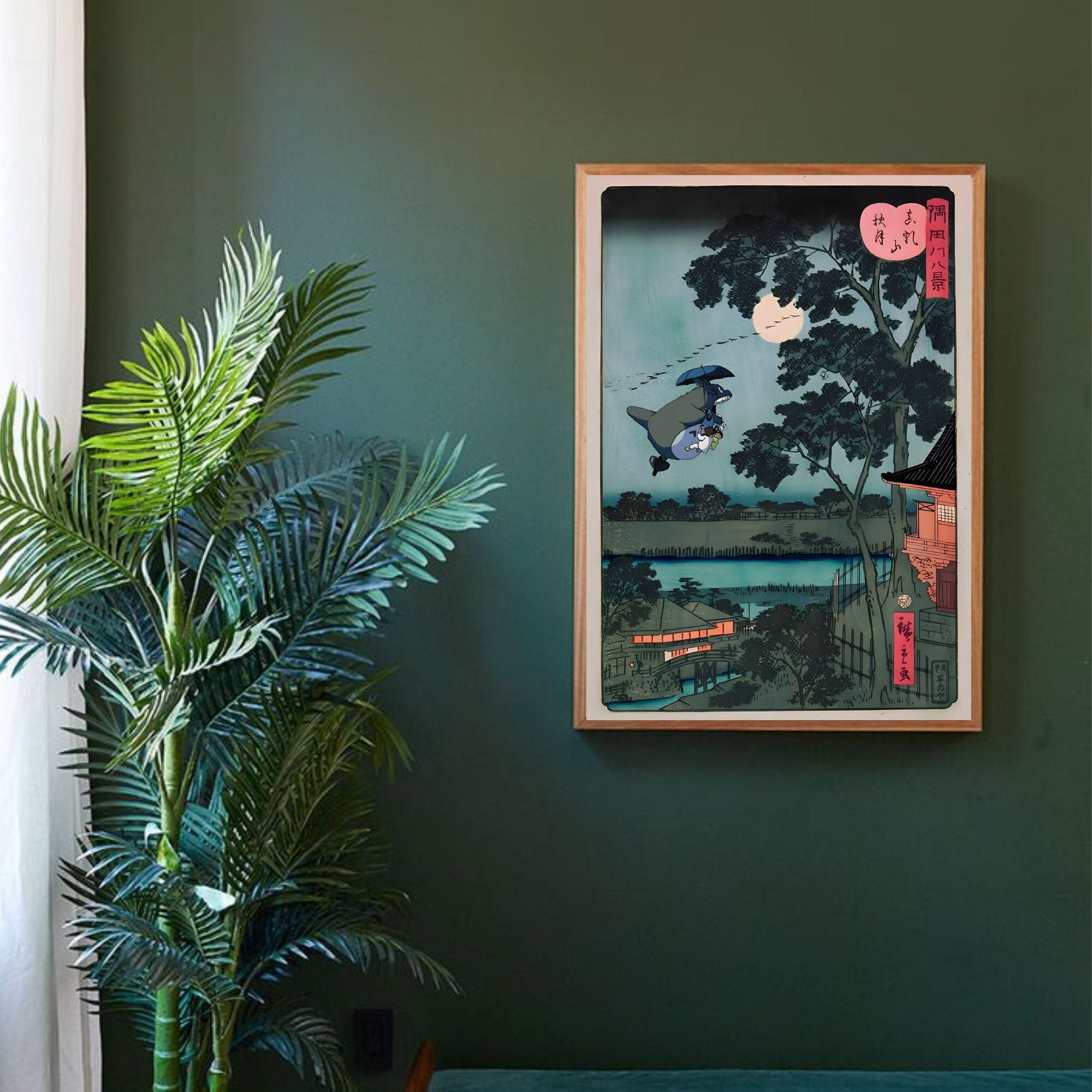 POSTER Studio Ghibli Poster, Totoro Poster, Vintage Anime Poster, Retro ...