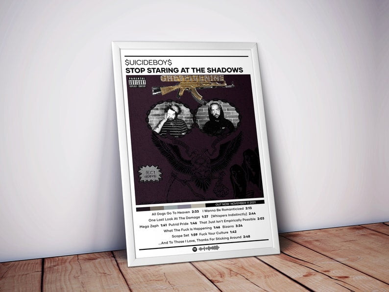 POSTER Suicideboys Poster | Stop Staring at the Shadows Poster ...
