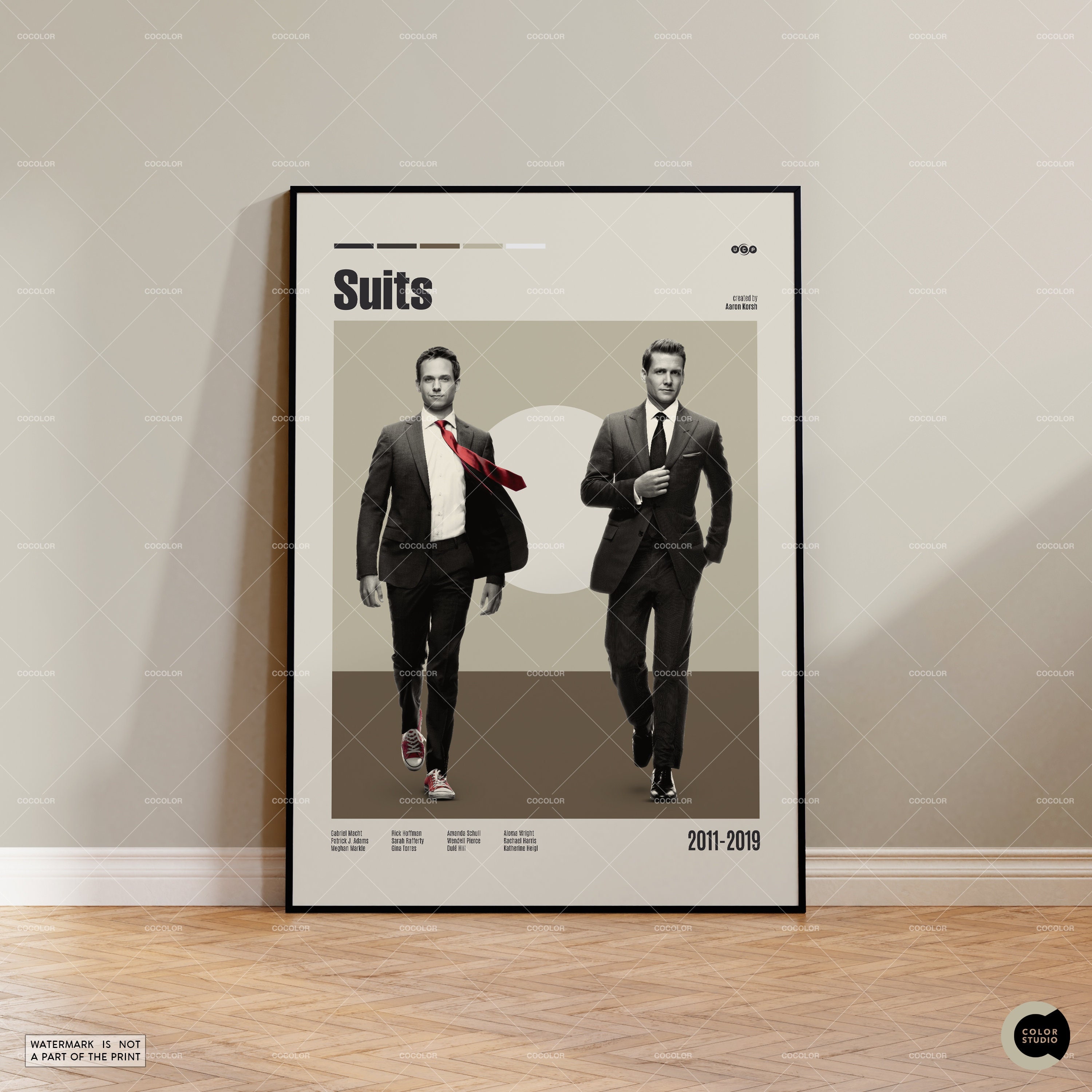 POSTER Suits, Retro Movie Poster, Midcentury Modern, Retro Tv Show ...