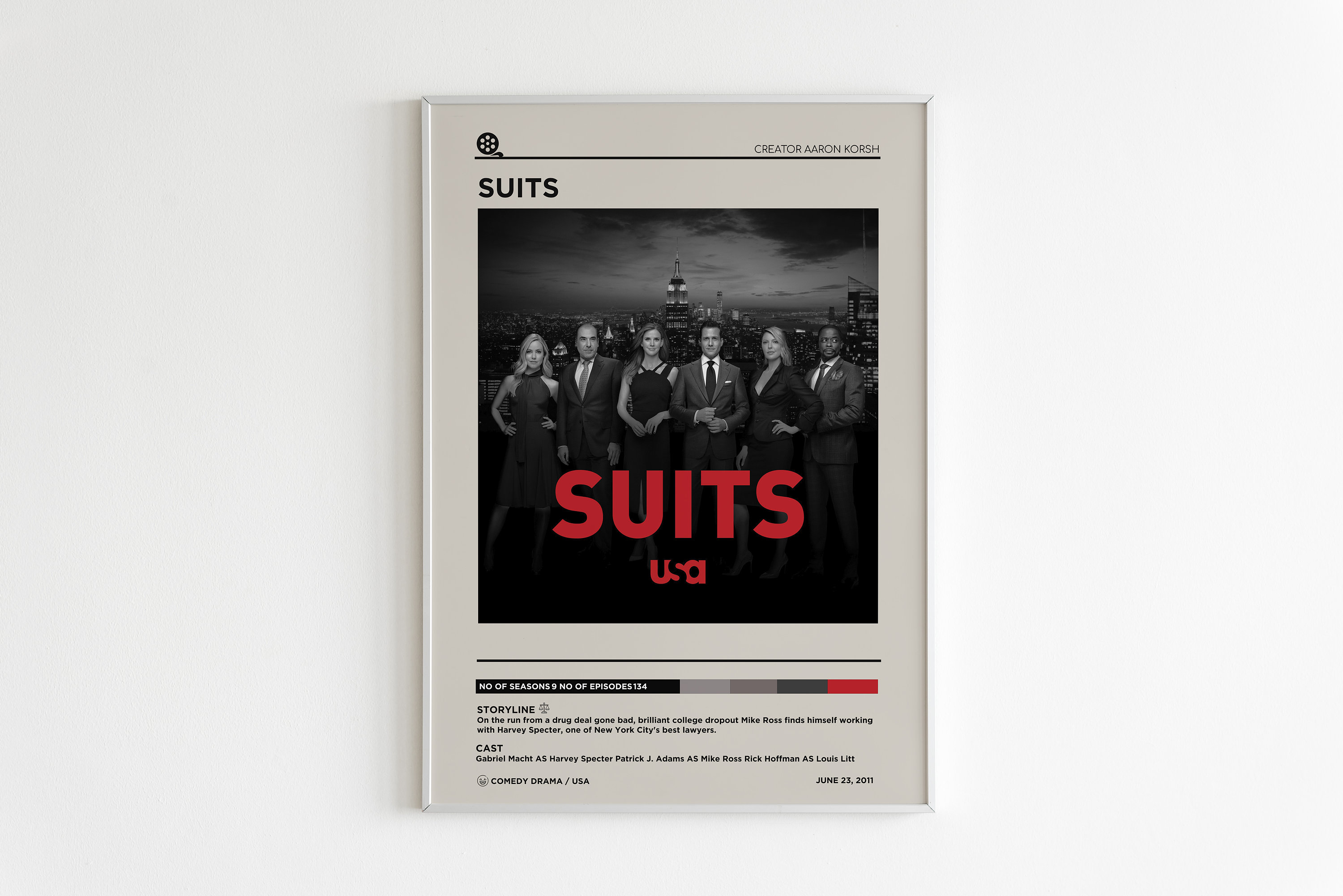 POSTER Suits Tv Series Poster / Mike Ross Poster / Tv Show Print / Tv ...