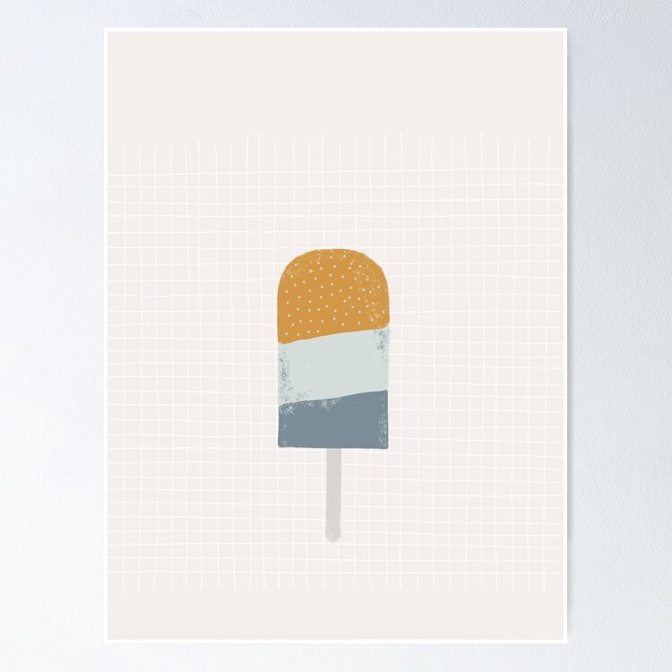 POSTER Summer Popsicle POSTER UNFRAMED, 8x12 - Walmart.com