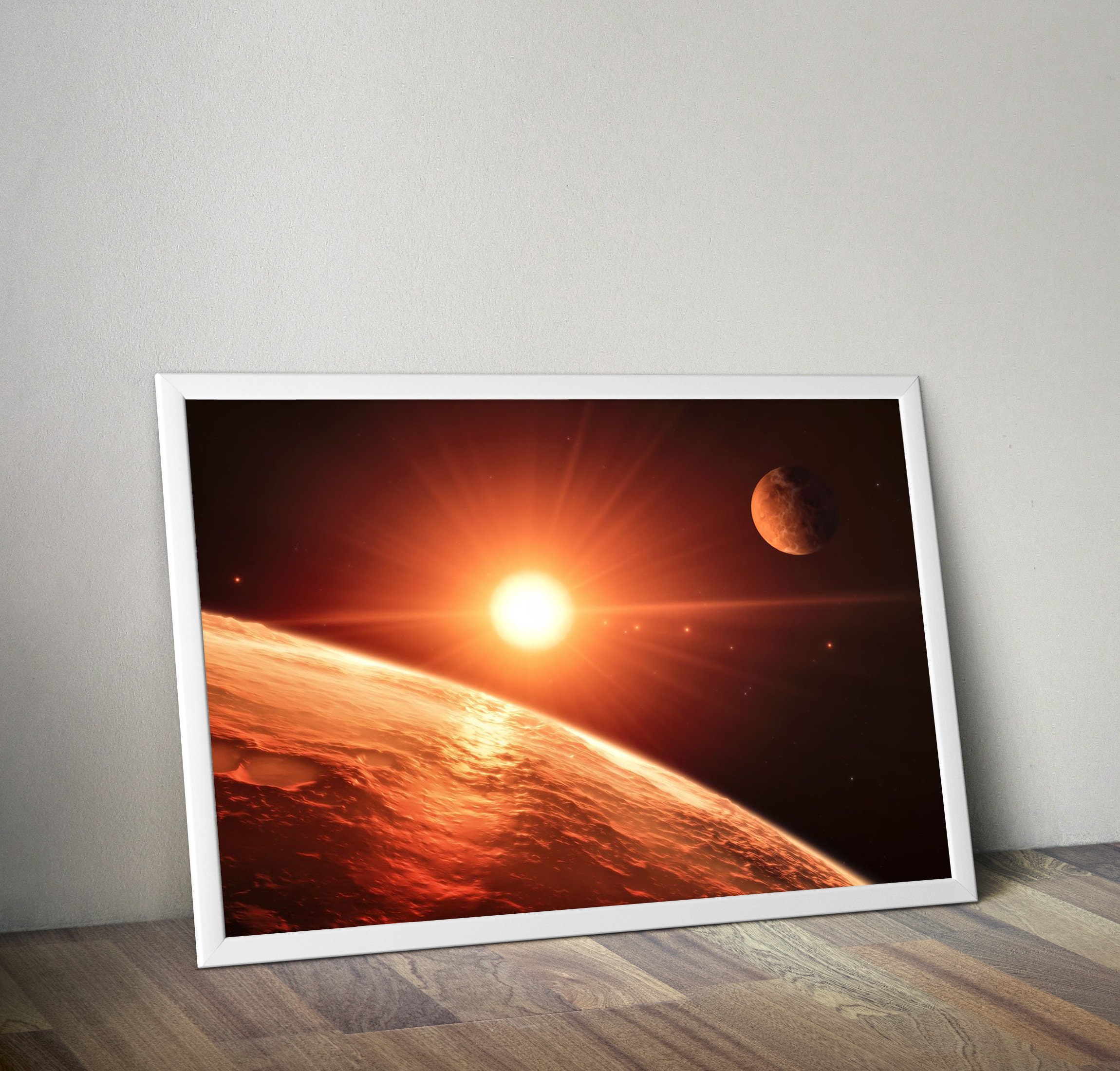 POSTER Sun and Planets Space Poster Solar System Planet Print Solar ...