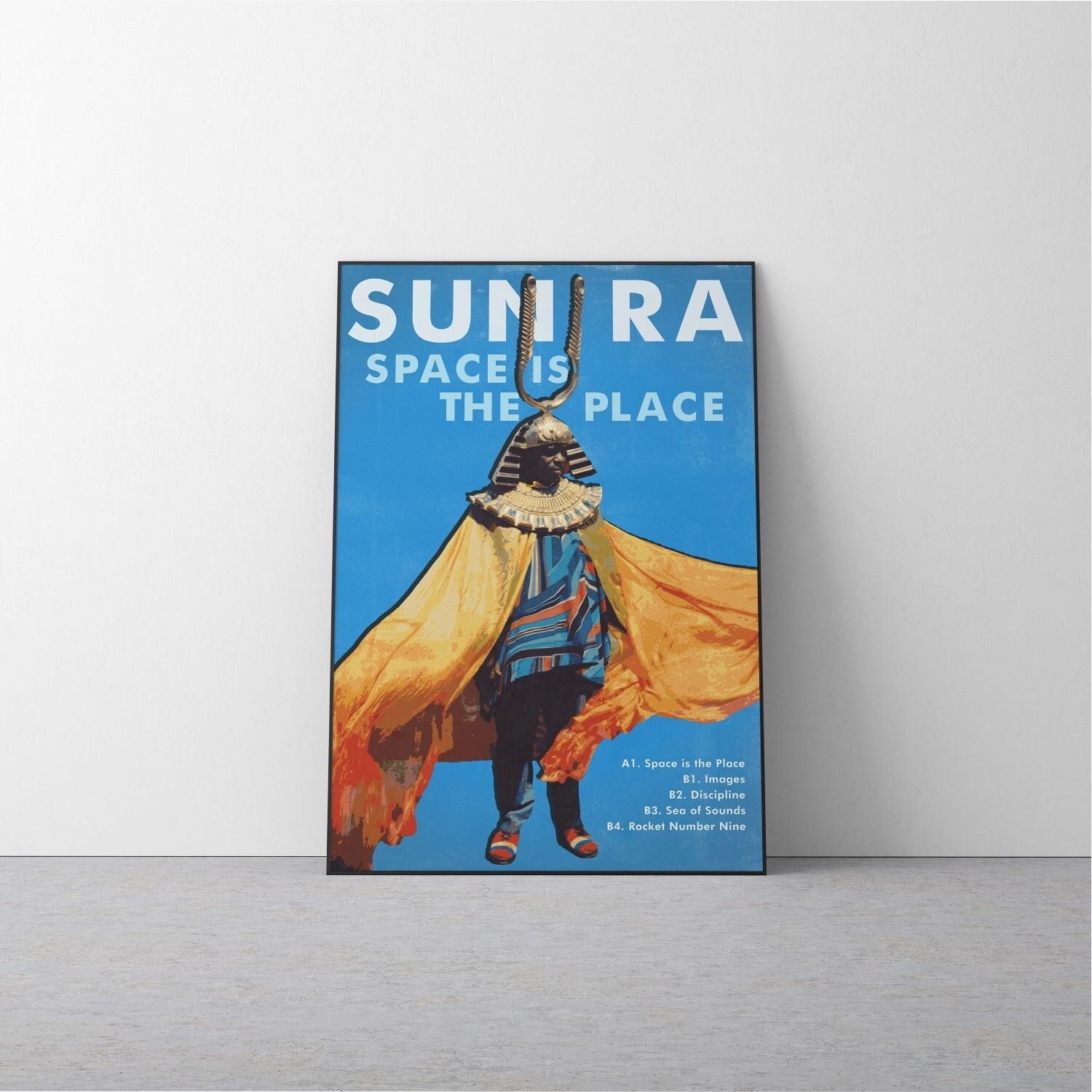 POSTER Sun Ra - Space is the Place Poster | Psychedelic Spiritual Jazz ...