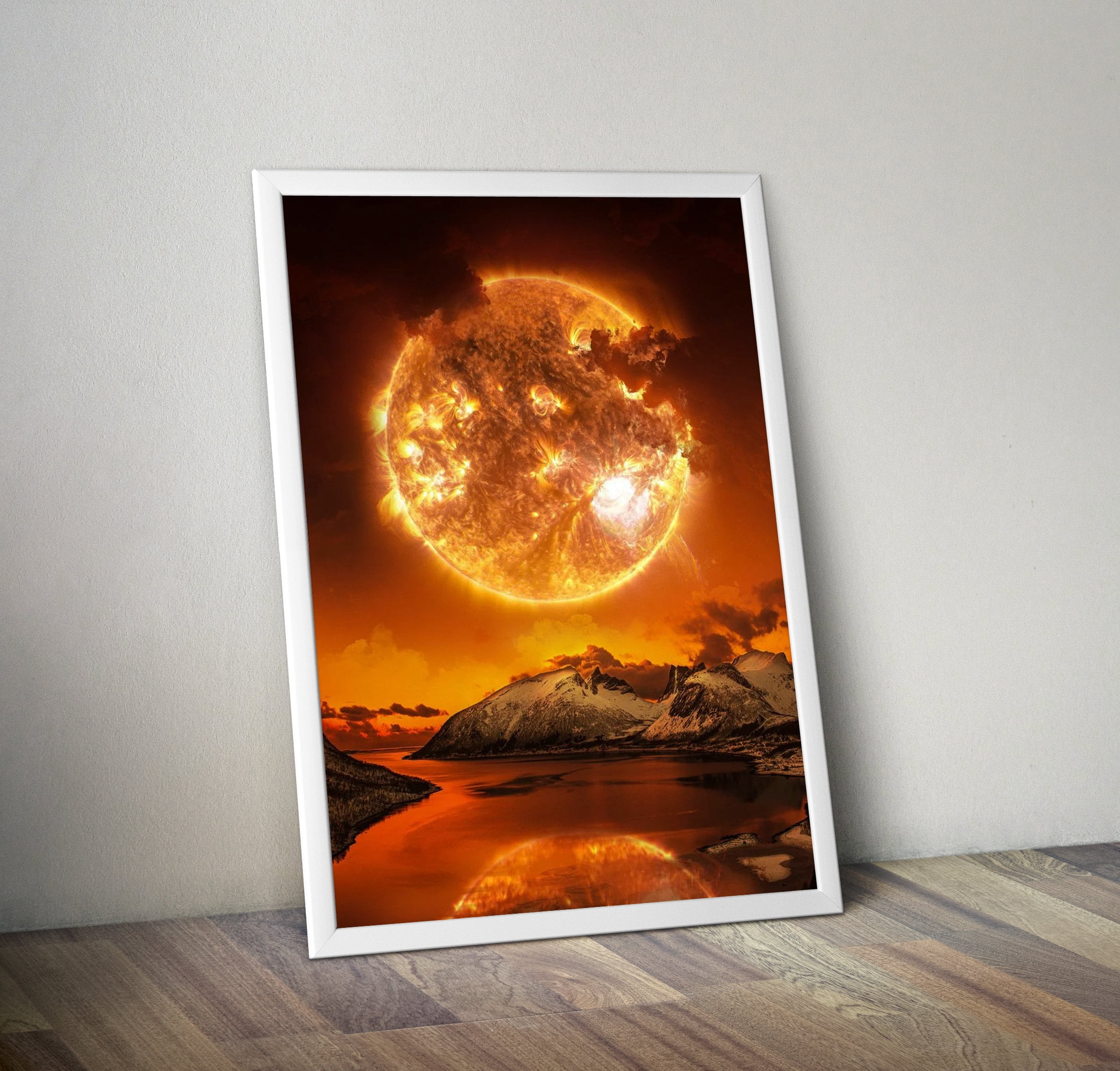 POSTER Sunfall Poster Space Poster Planet Poster Space Travel Wall ...