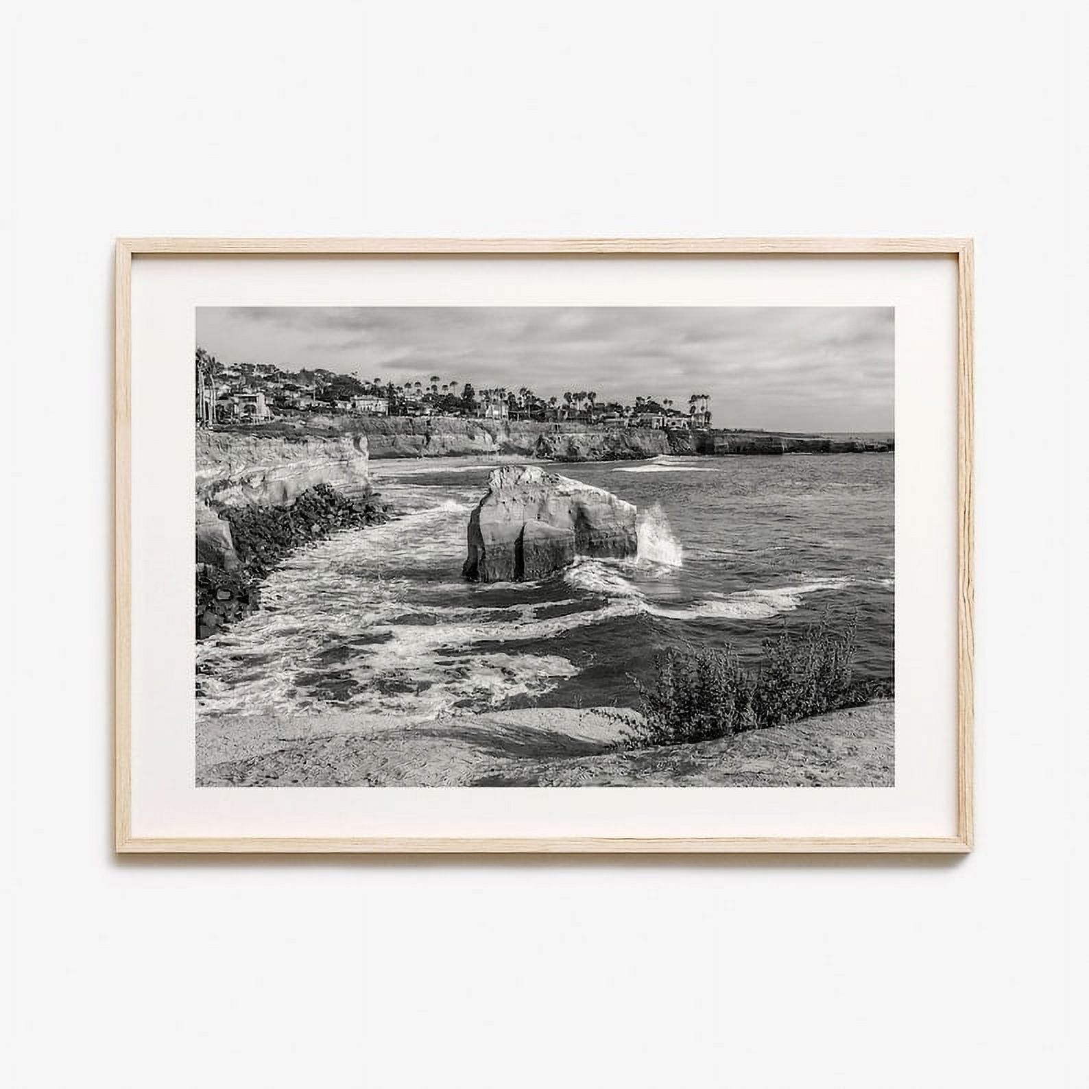 POSTER Sunset Cliffs Photo Poster Print Horizontal, Sunset Cliffs Black ...