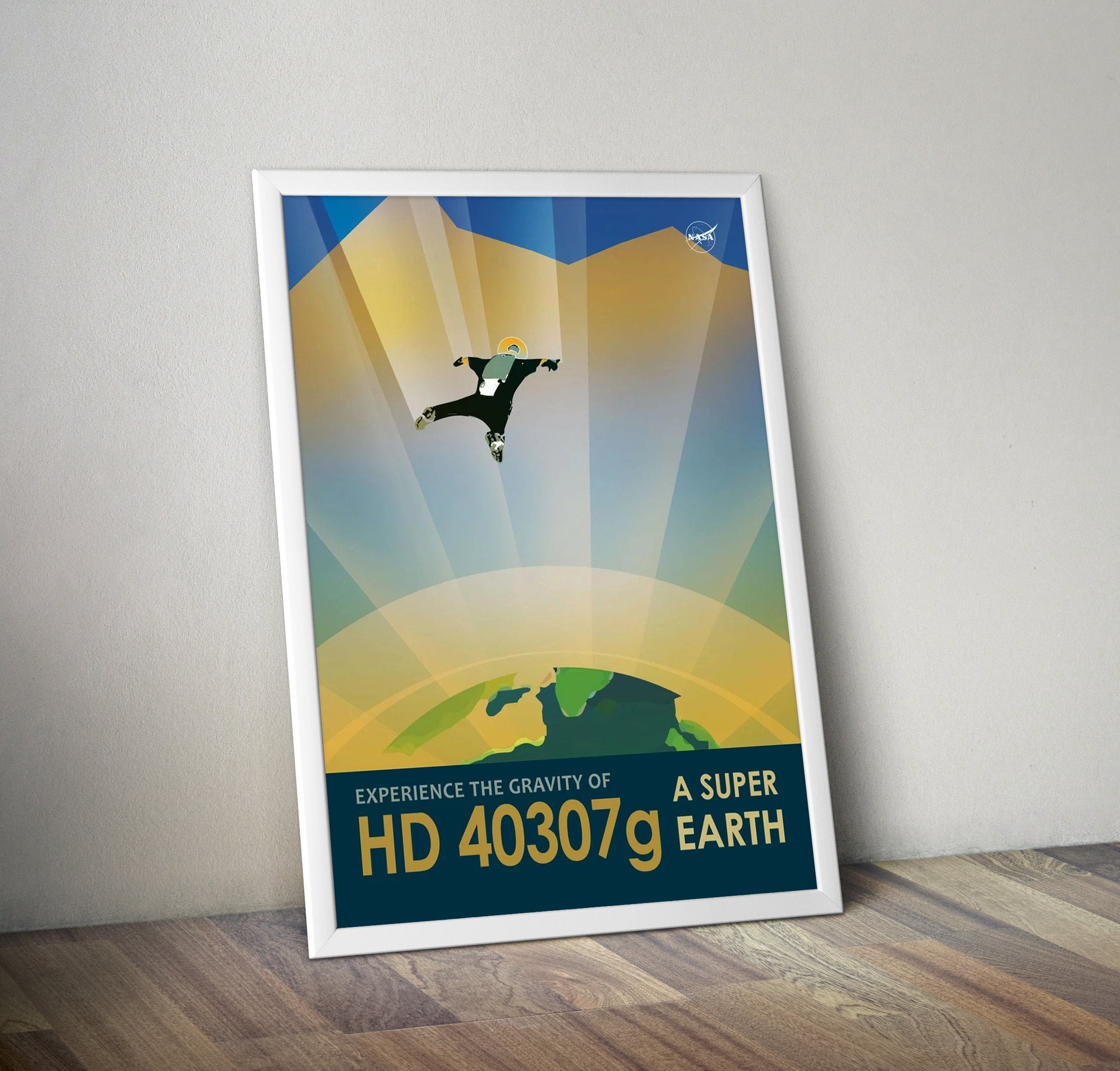 POSTER Super Earth Gravity Space Travel Posters Space Tourism Poster ...