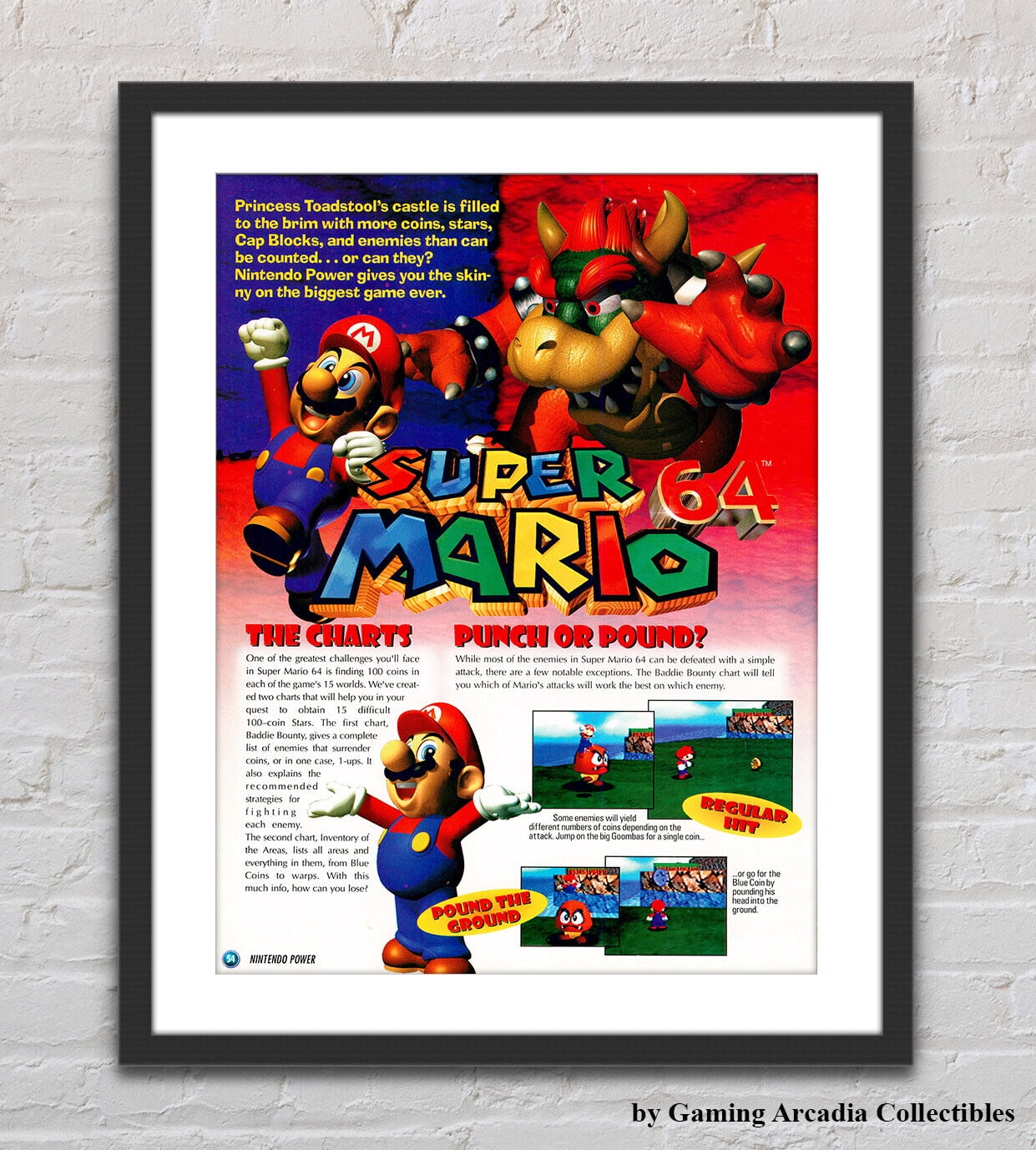 POSTER Super Mario 64 Nintendo 64 Poster-8x12-UNFRAMED - Walmart.com
