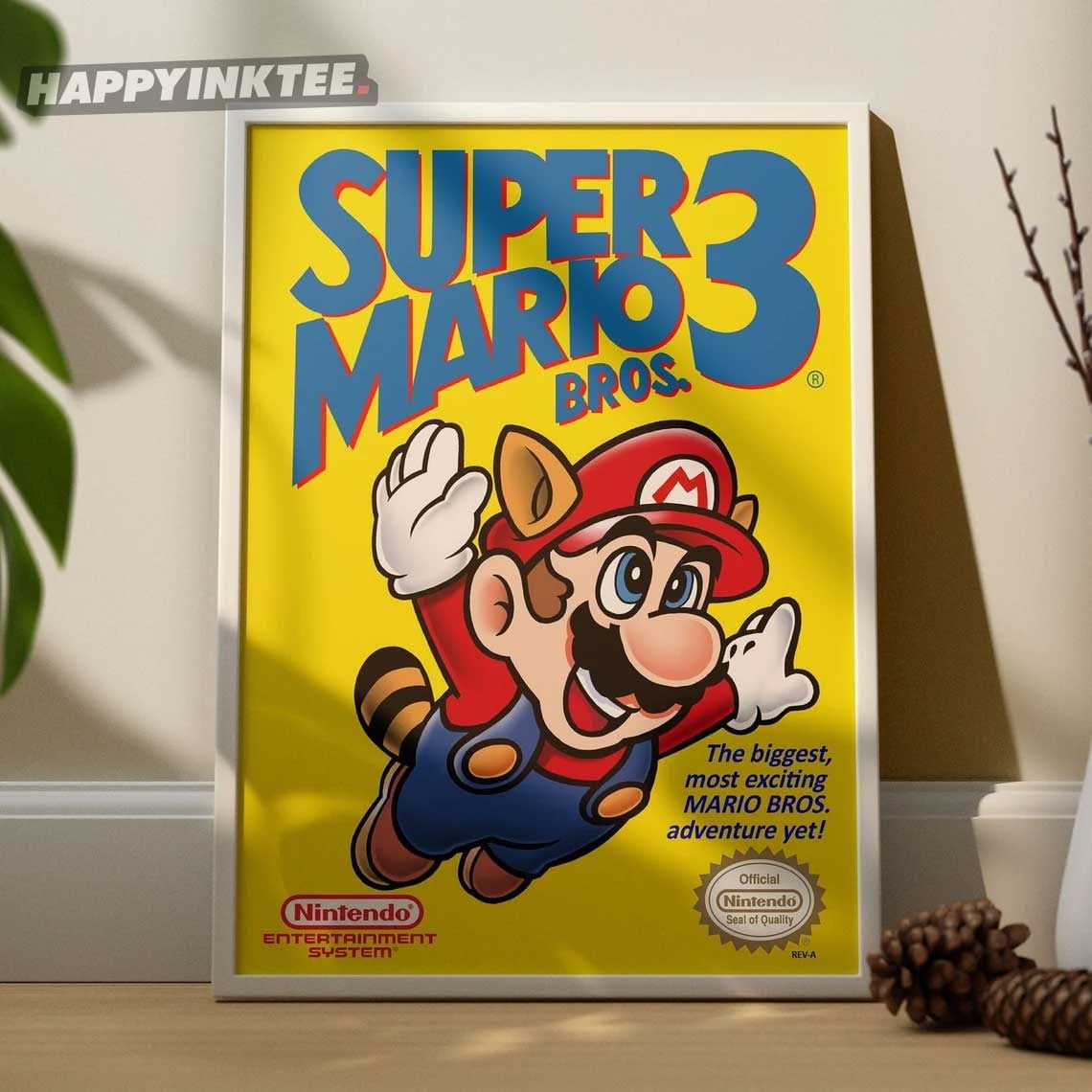 POSTER Super Mario Bros 3 Cover Nintendo Entertainment System 1998 ...