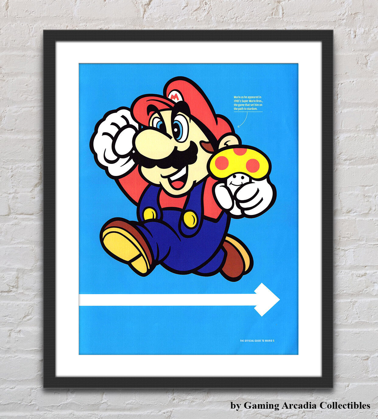 POSTER Super Mario Bros. Nintendo NES Mario Poster-24x36-UNFRAMED ...