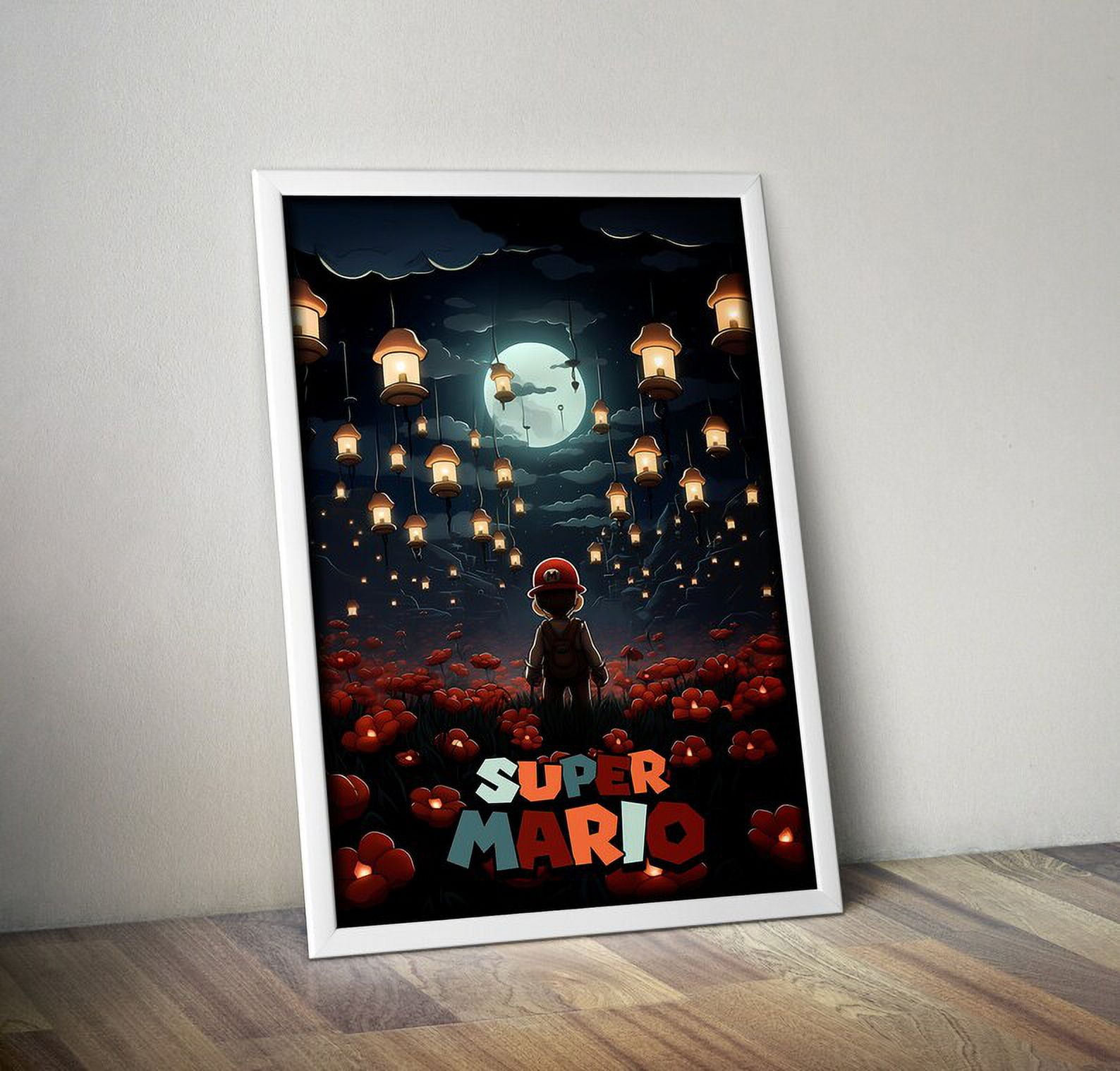 POSTER Super Mario Bros | Mario Poster | Mario Gift | Gaming Poster ...