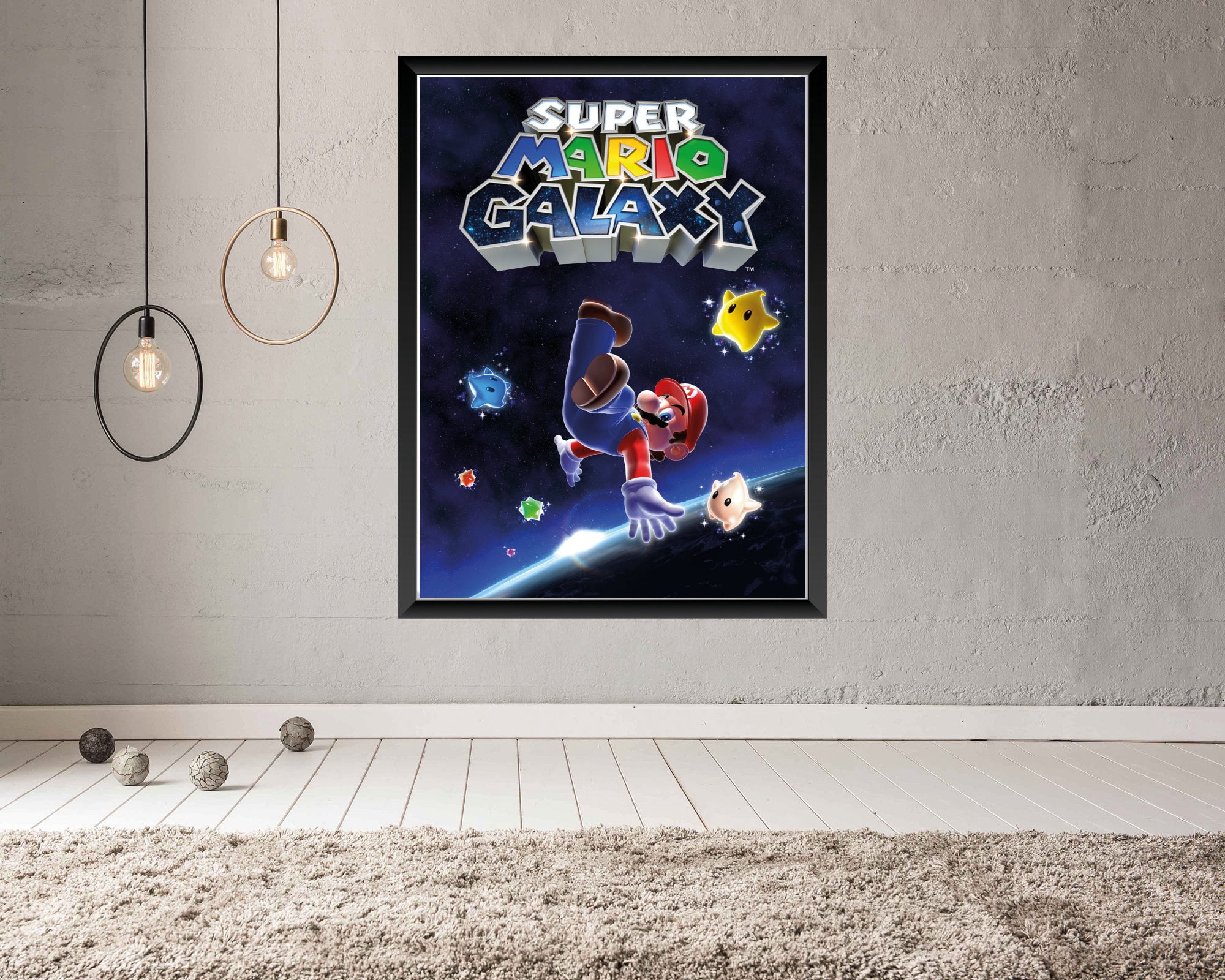 POSTER Super Mario Galaxy WII Arcade Video Game Poster-UNFRAMED ...