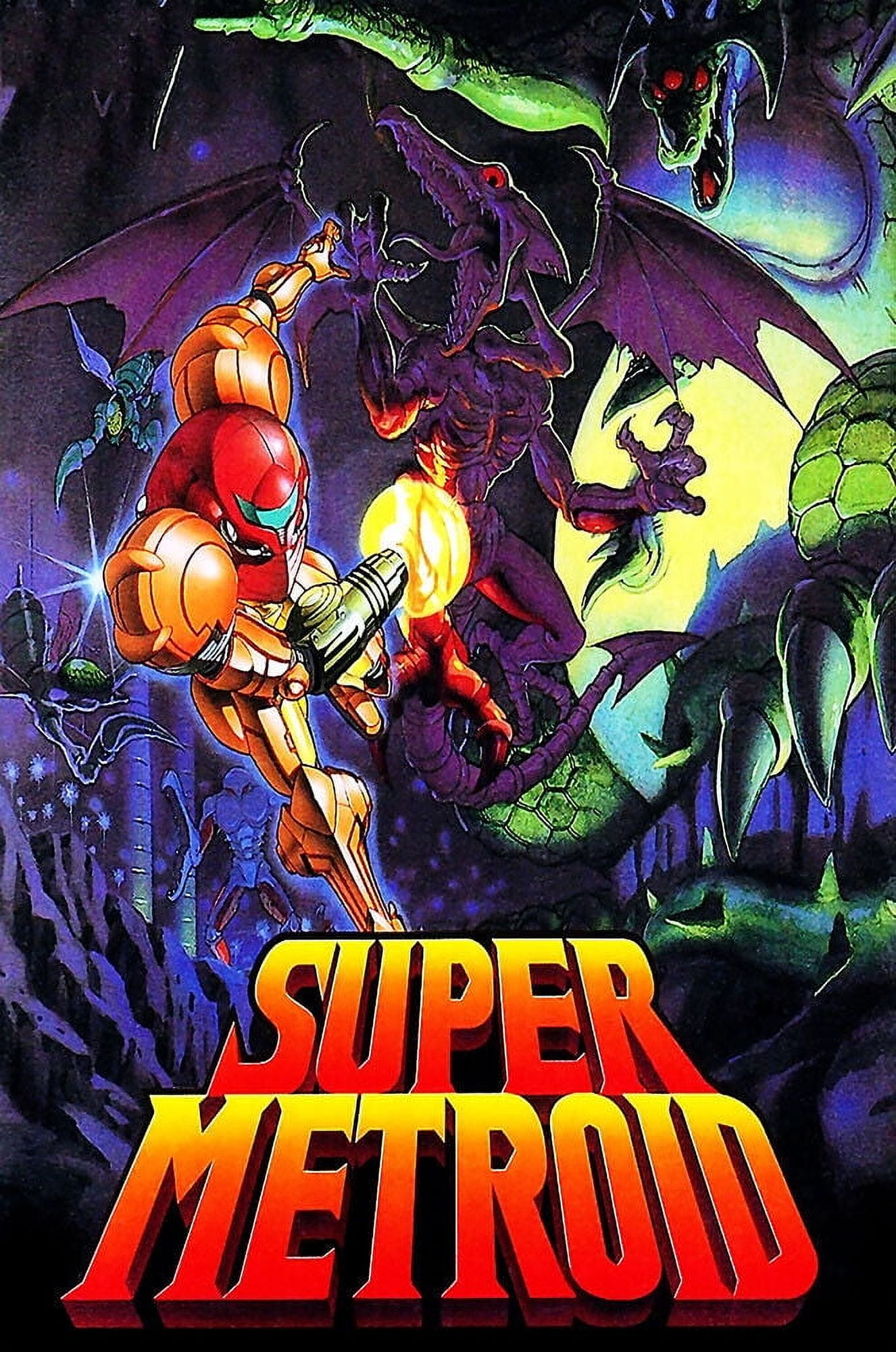 POSTER Super Metroid Samus Aran NES SNES GBA Premium POSTER MADE IN USA ...
