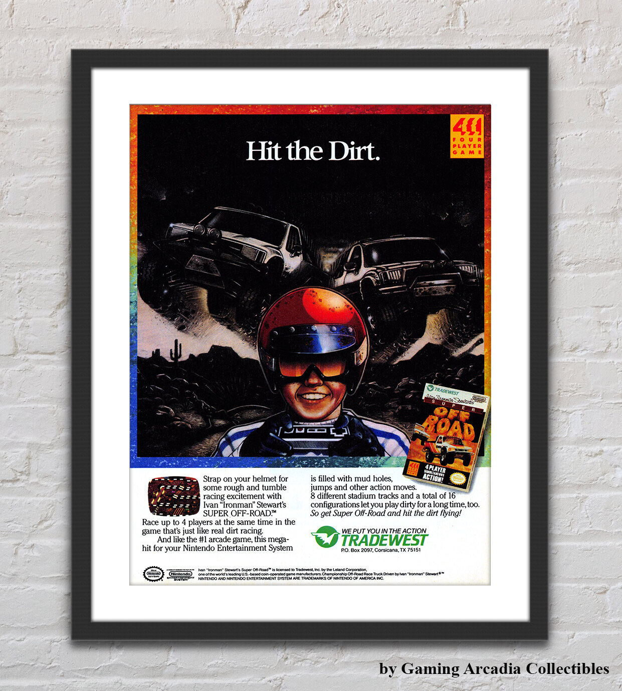 POSTER Super Off Road Nintendo NES Poster-8x12-UNFRAMED - Walmart.com