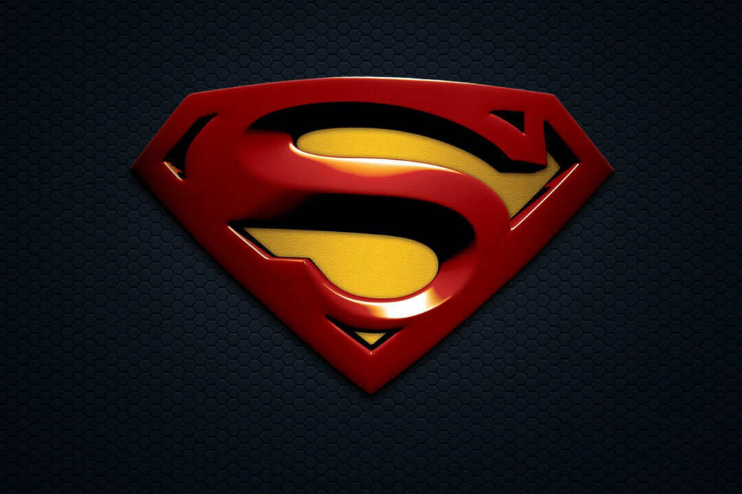 POSTER Superman Man of Steel Symbol Art Wall Indoor Room Outdoor Poster ...