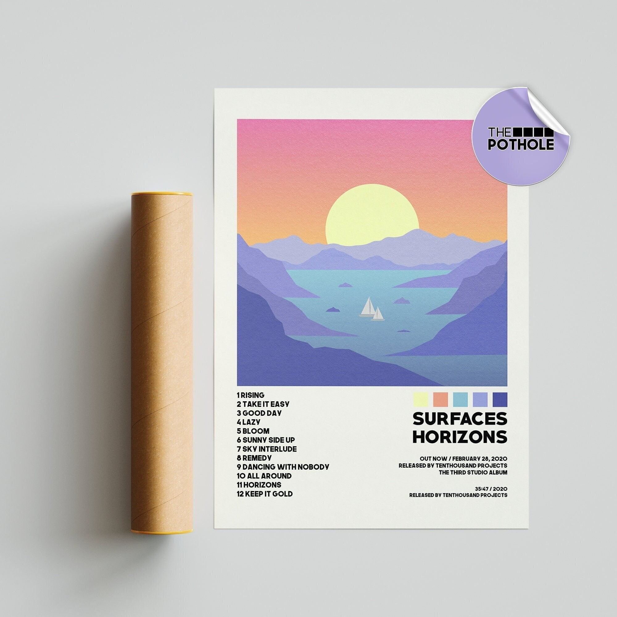 POSTER Surfaces Posters / Horizon Poster / Album Cover Poster / Poster ...
