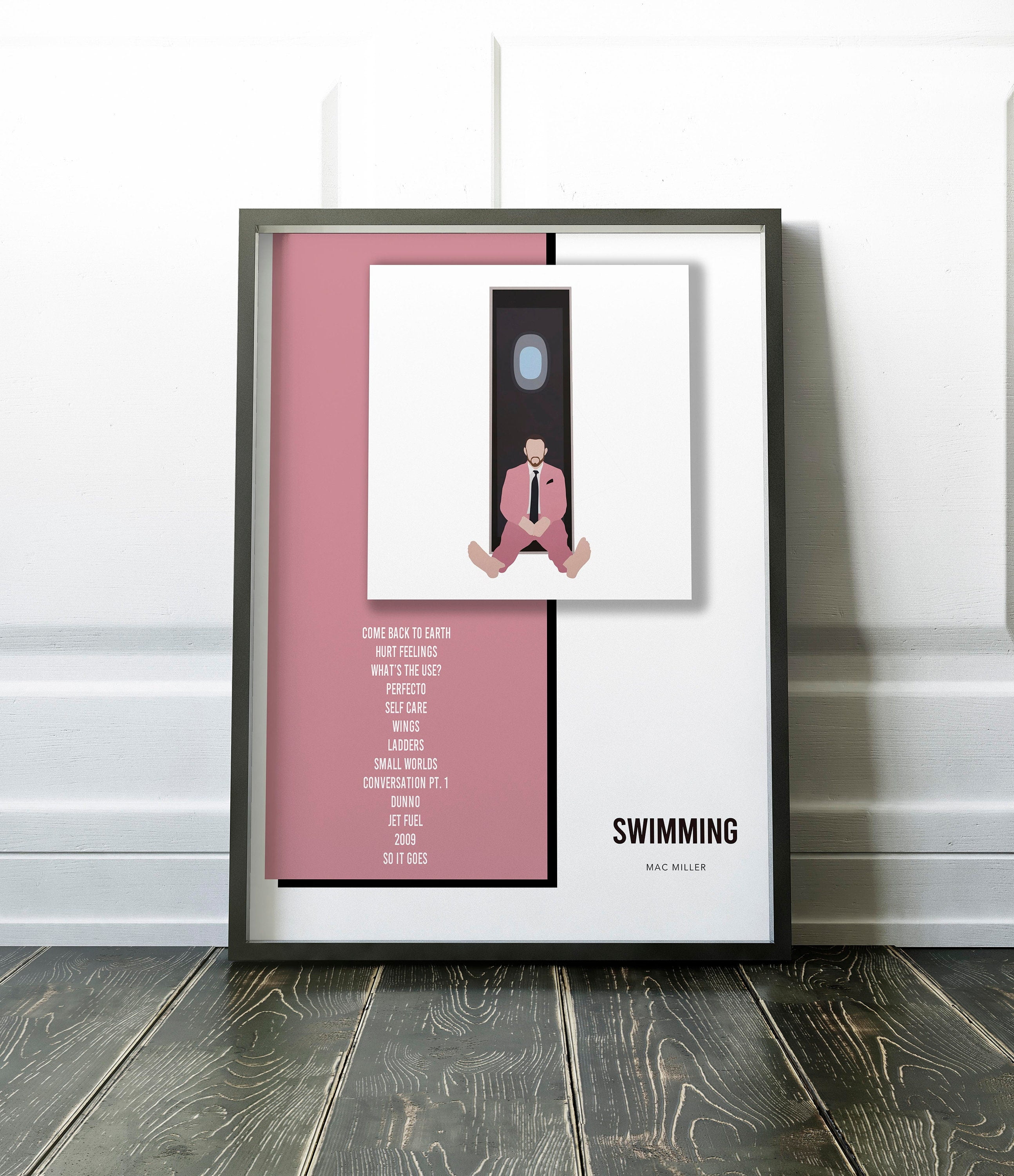 POSTER Swimming Tracklist Poster - Mac Miller Album Cover Poster ...