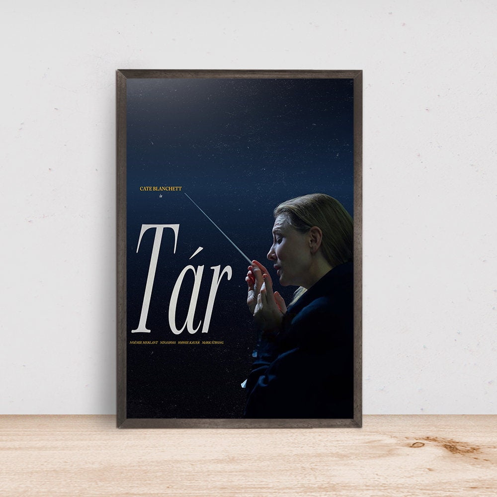 POSTER TÃ¡r Movie Poster Tar Movie Wall Art Cate Blanchett Classic film ...