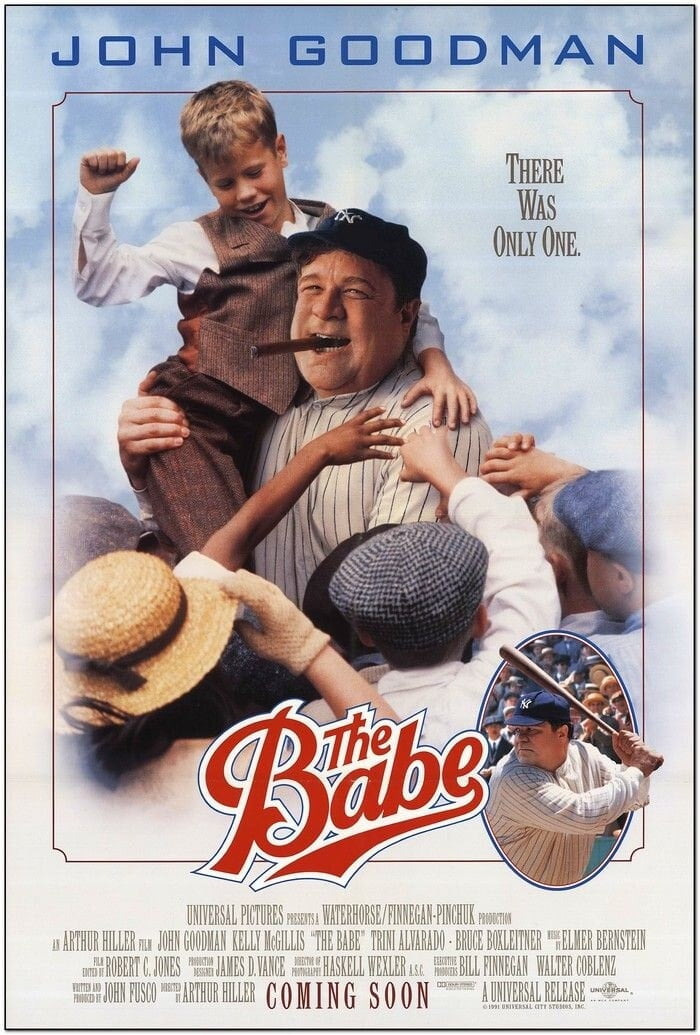 POSTER THE BABE - 1992 - Original 1-Sheet Movie Poster - John Goodman ...