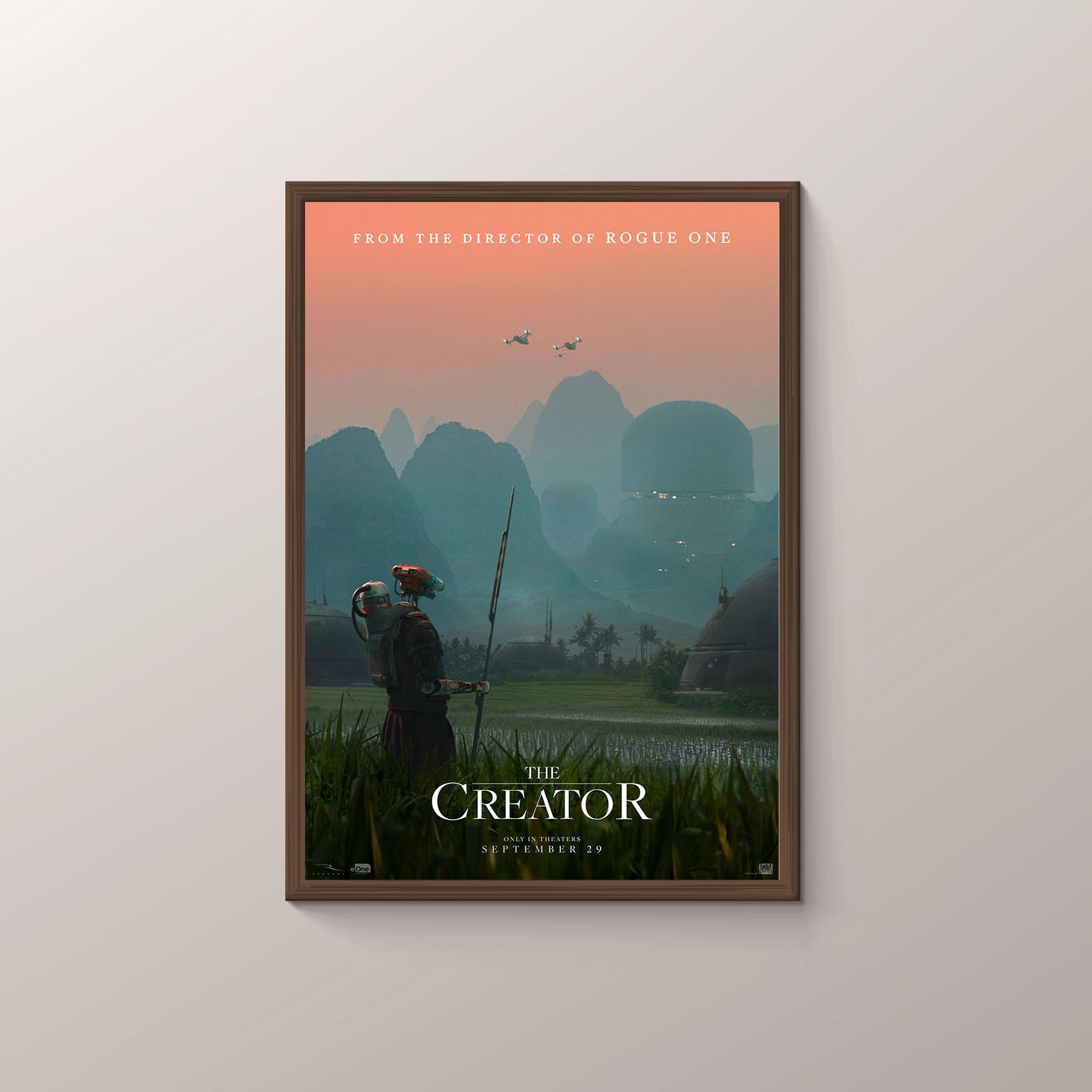 POSTER THE CREATOR (2023) - Original Double Sided Advance Teaser Movie ...