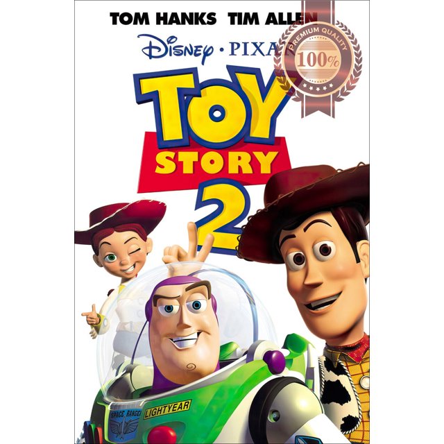 POSTER TOY STORY 2 V2 1999 90s ORIGINAL MOVIE CINEMA PRINT PREMIUM ...