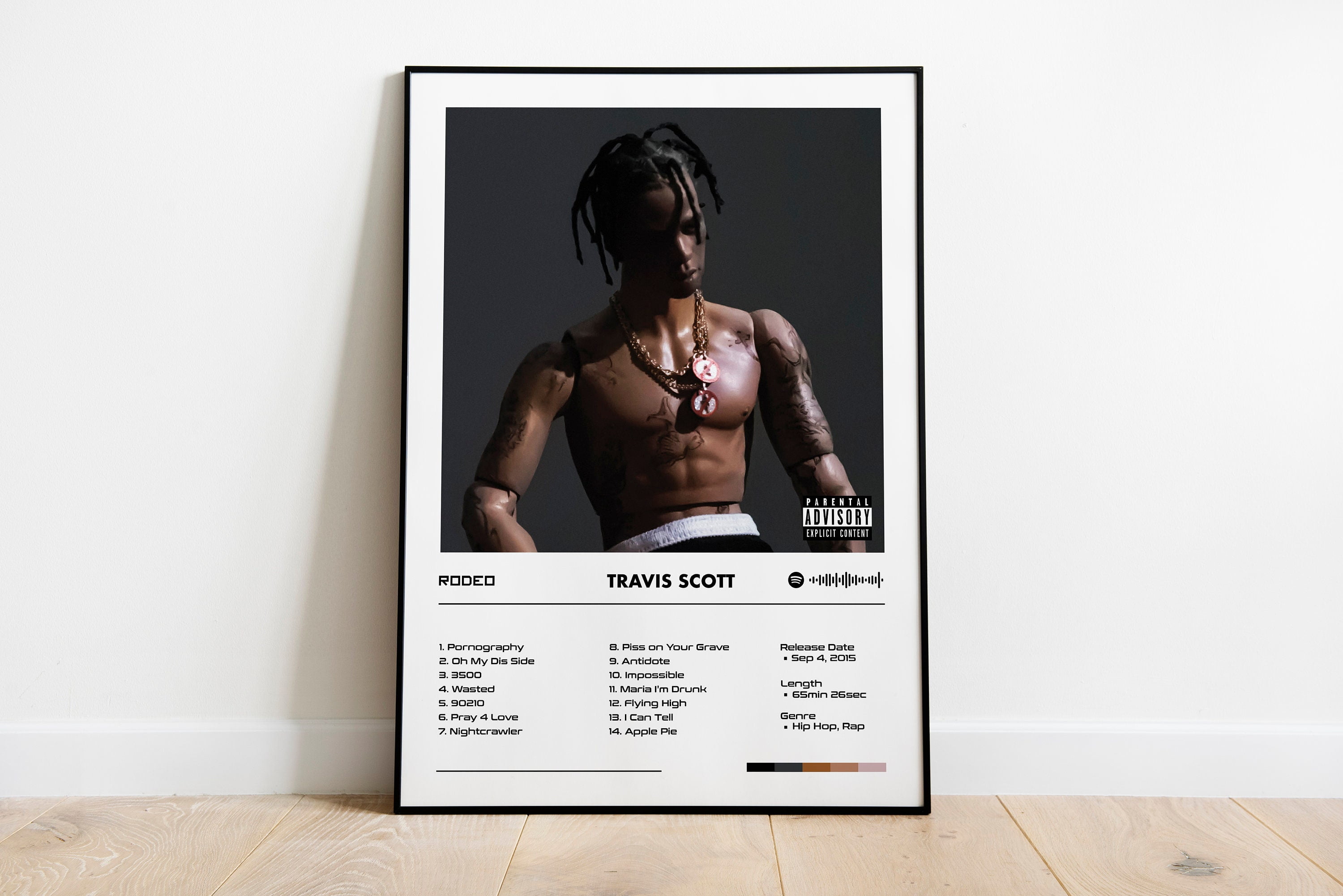 POSTER TRAVIS SCOTT Rodeo | Album Poster | Minimalistic | Travis Scott ...