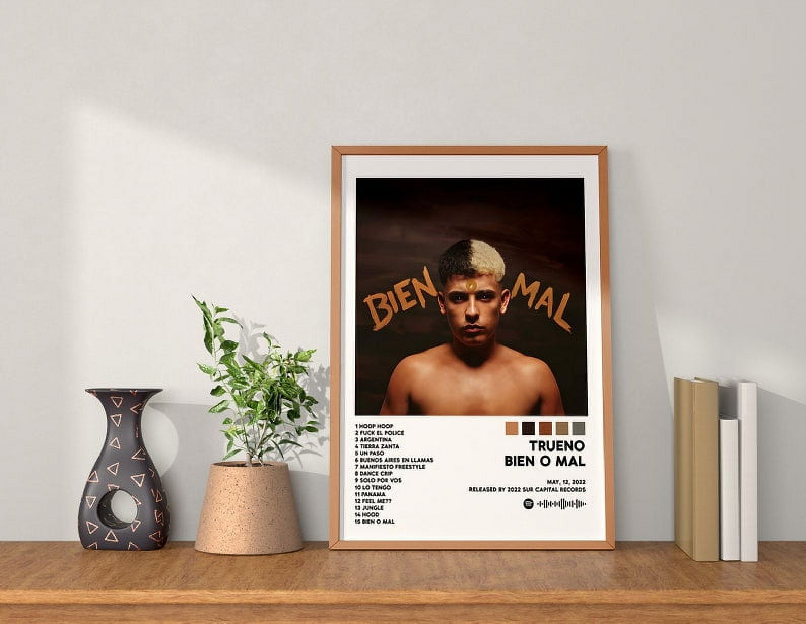 POSTER TRUENO / BIEN O MAL / Imprimible , portada del álbum, poster ...