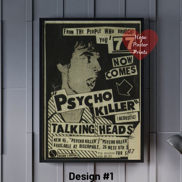 POSTER Talking Heads Poster, Talking Heads Same as It Ever Was Album ...