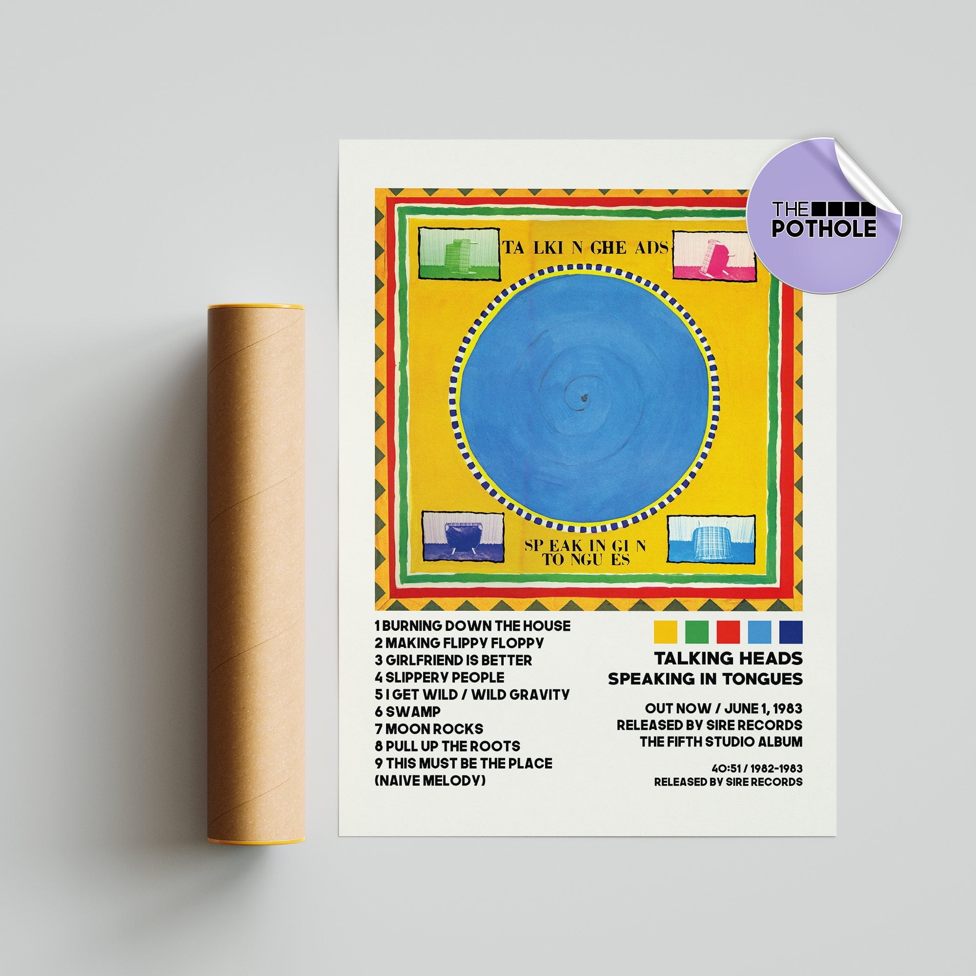 POSTER Talking Heads Posters, Speaking In Tongues Poster, Album Cover ...