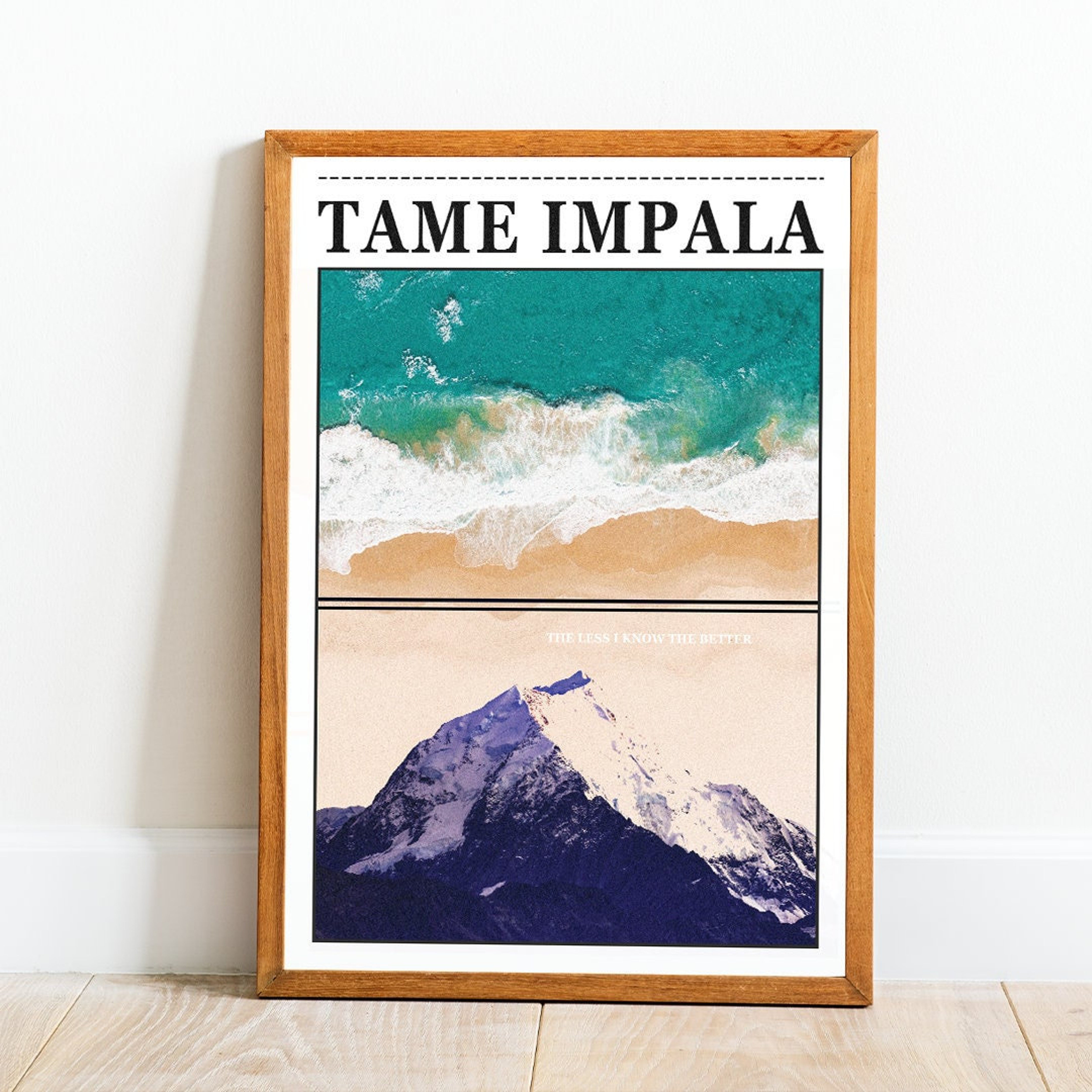 POSTER Tame Impala Poster ¢ Music Wall Art ¢ Tame Impala Print ¢ Music ...