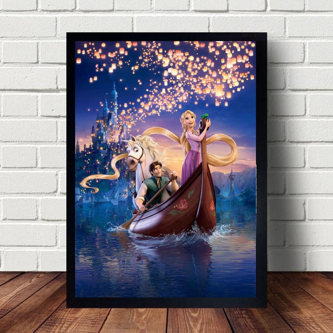 POSTER Tangled Poster Paintings Poster Hanging Home Decor Wall Art ...