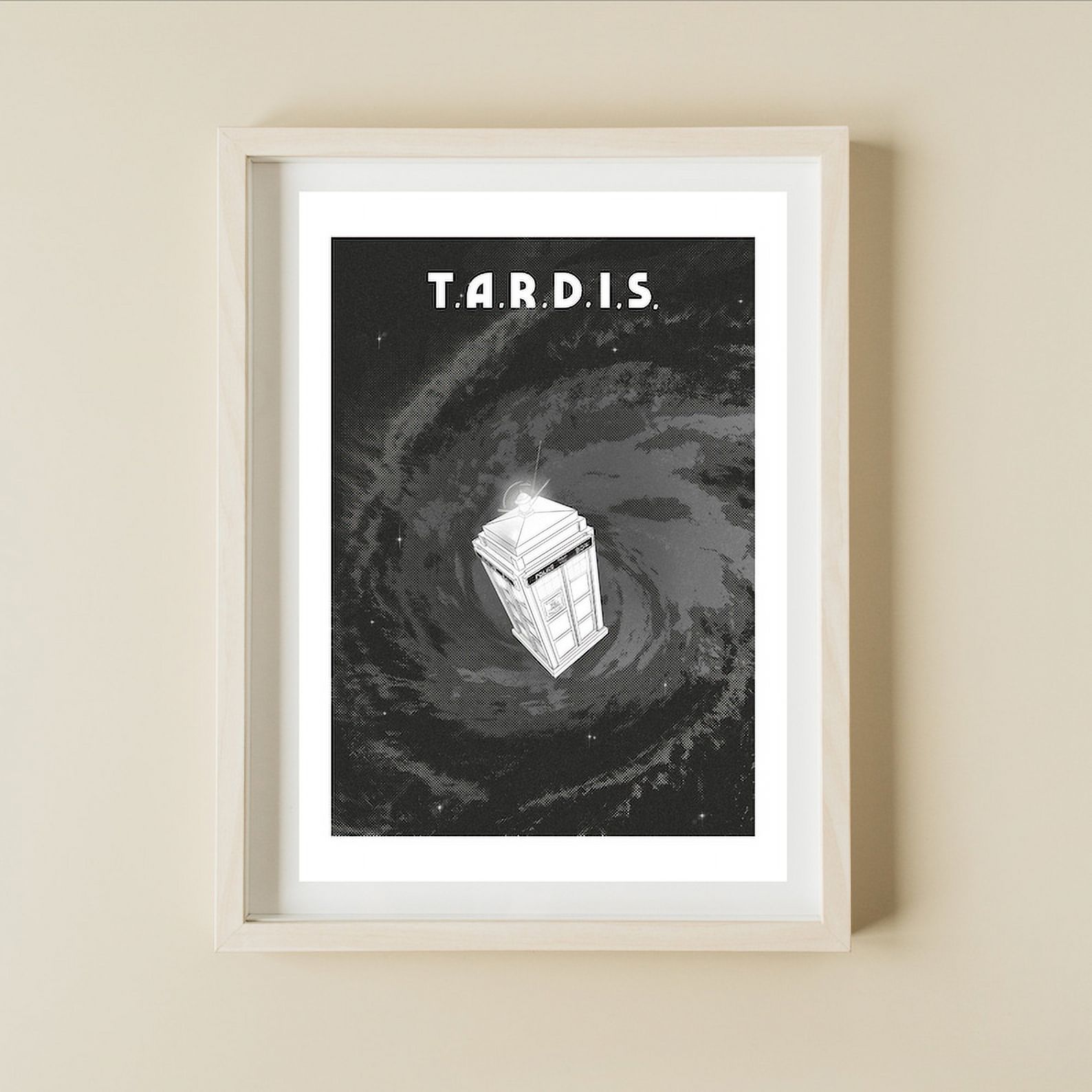 POSTER Tardis Doctor Who - Jungle Cyborg - Vintage poster - Affiche ...