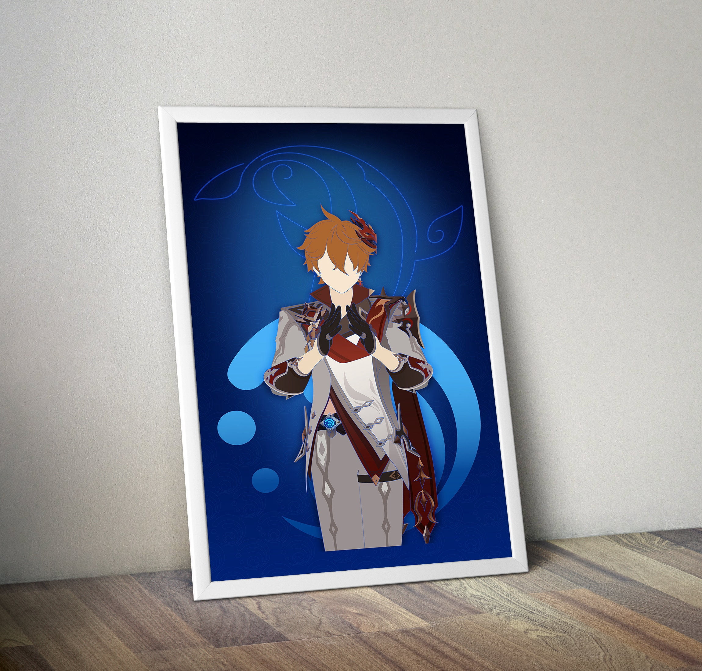 POSTER Tartaglia Genshin Impact Genshin Impact Poster Anime Twitch ...